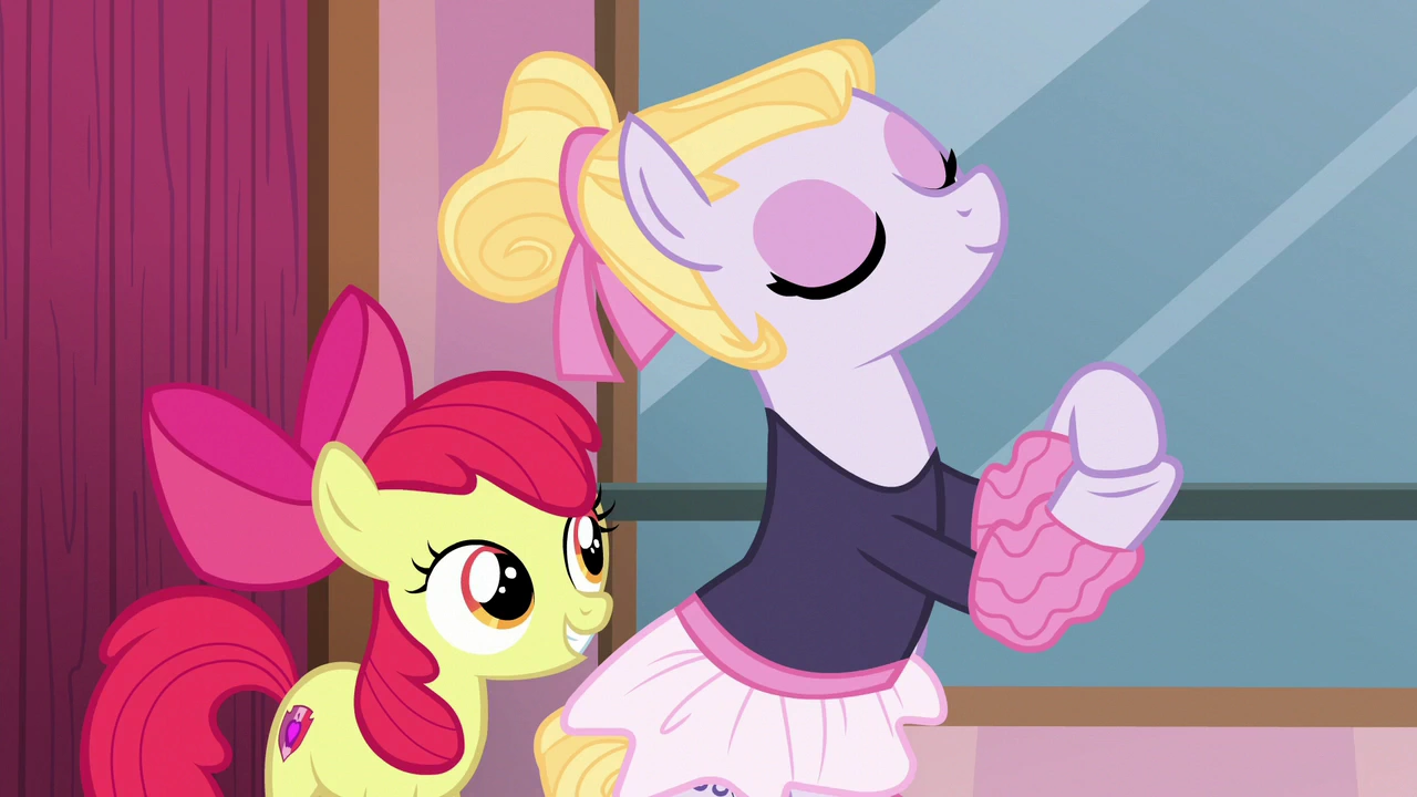 #3343770 - safe, screencap, apple bloom, hoofer steps, earth pony, pony ...