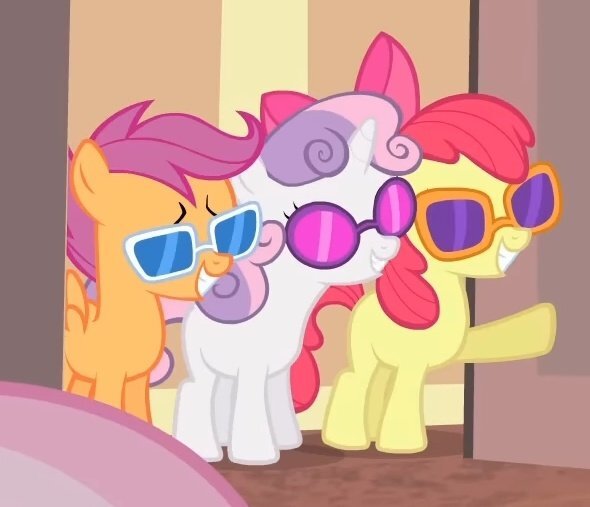 #3346232 - safe, screencap, apple bloom, cheerilee, scootaloo, sweetie ...