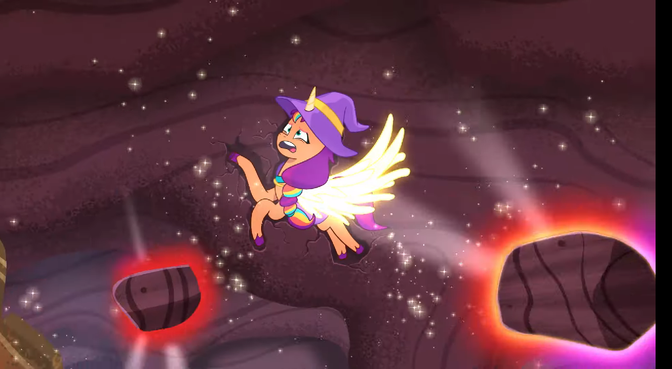 #3346482 - safe, screencap, sunny starscout, alicorn, pony, buried in a ...