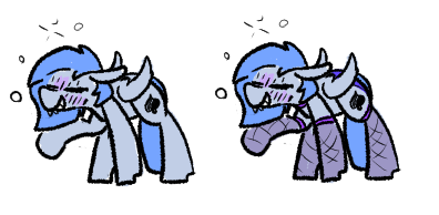 #3335701 - suggestive, artist:dinexistente, oc, oc only, oc:lucky roll, bat pony, blushing ...