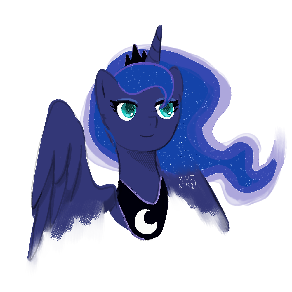 #3348249 - safe, artist:stardarkmlp, princess luna, alicorn, pony ...