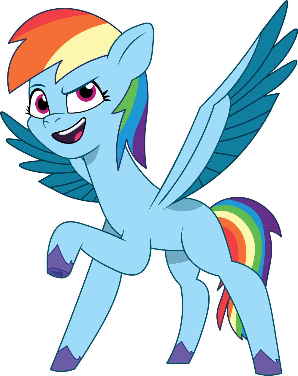 #3348796 - safe, artist:prixy05, rainbow dash, pegasus, pony, g4, g5 ...