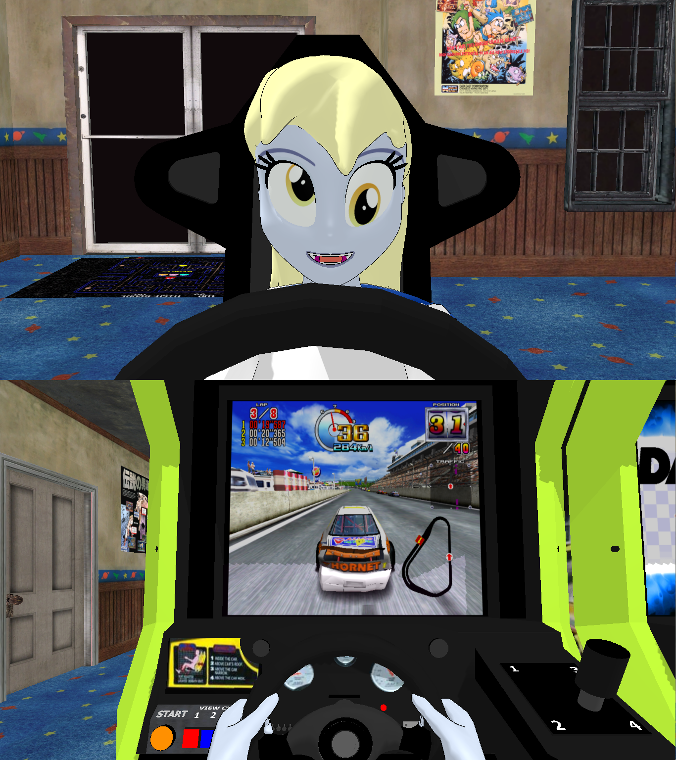 #3349658 - safe, artist:ardoplasma41, derpy hooves, equestria girls, g4 ...