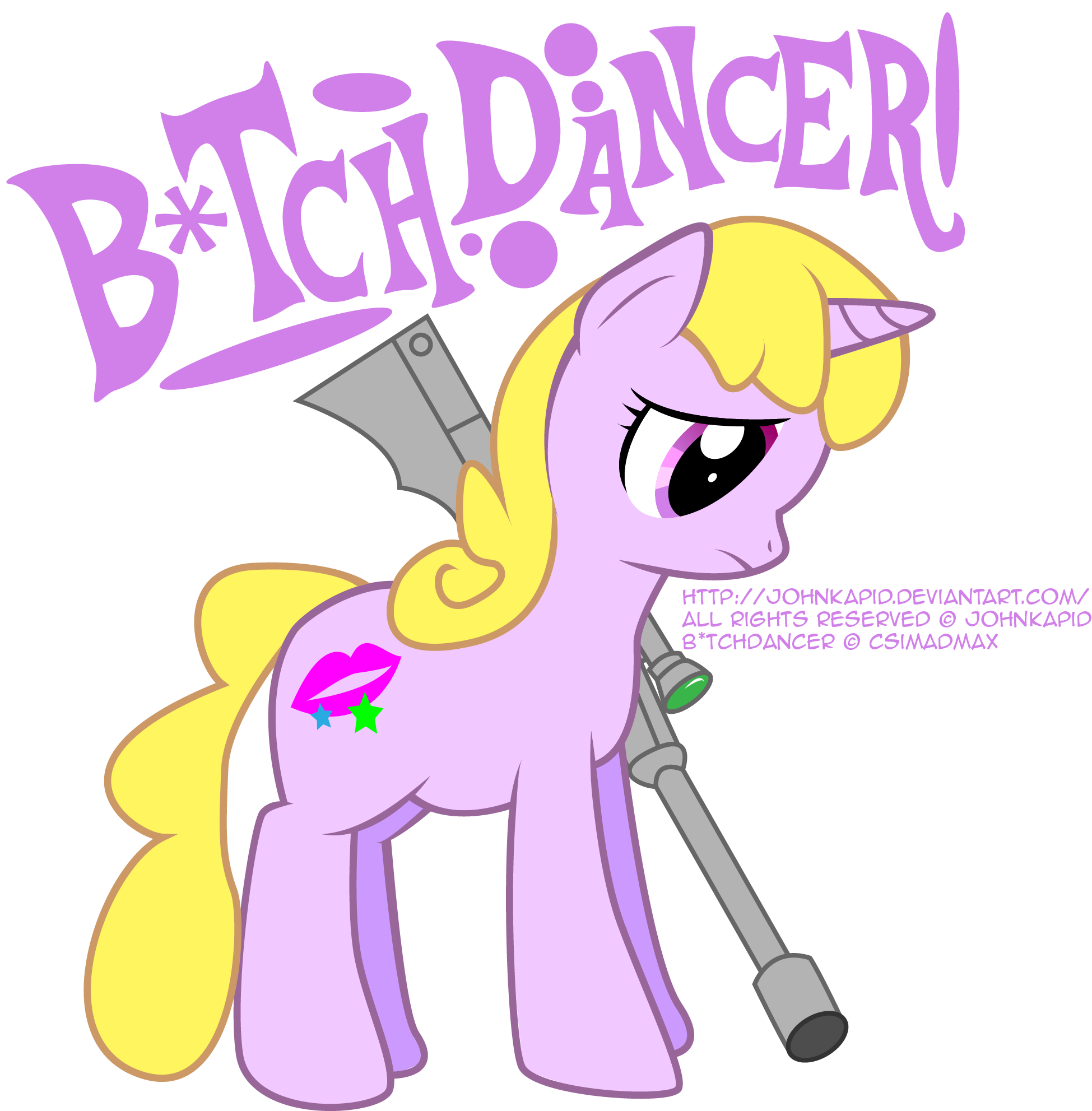 #3350503 - safe, artist:johnkapid, oc, oc only, oc:bitchdancer, unicorn, g4, censored, censored ...