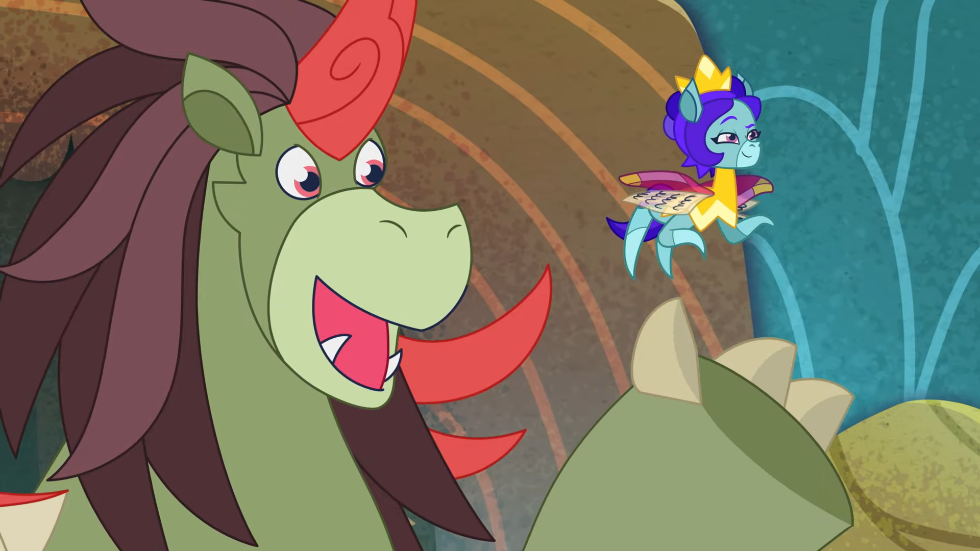 #3350646 - safe, screencap, book fairy, zantorp, dracony, dragon, fairy ...