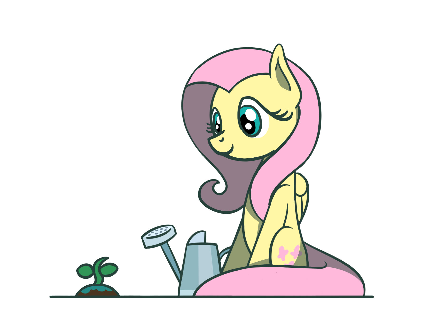 #3353168 - safe, artist:flutterluv, fluttershy, pegasus, pony, g4 ...