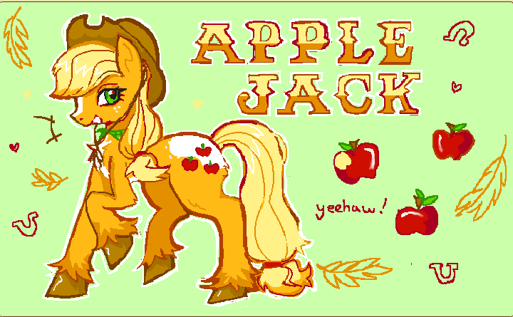#3335908 - safe, artist:junniepiepoopop, applejack, earth pony, pony ...
