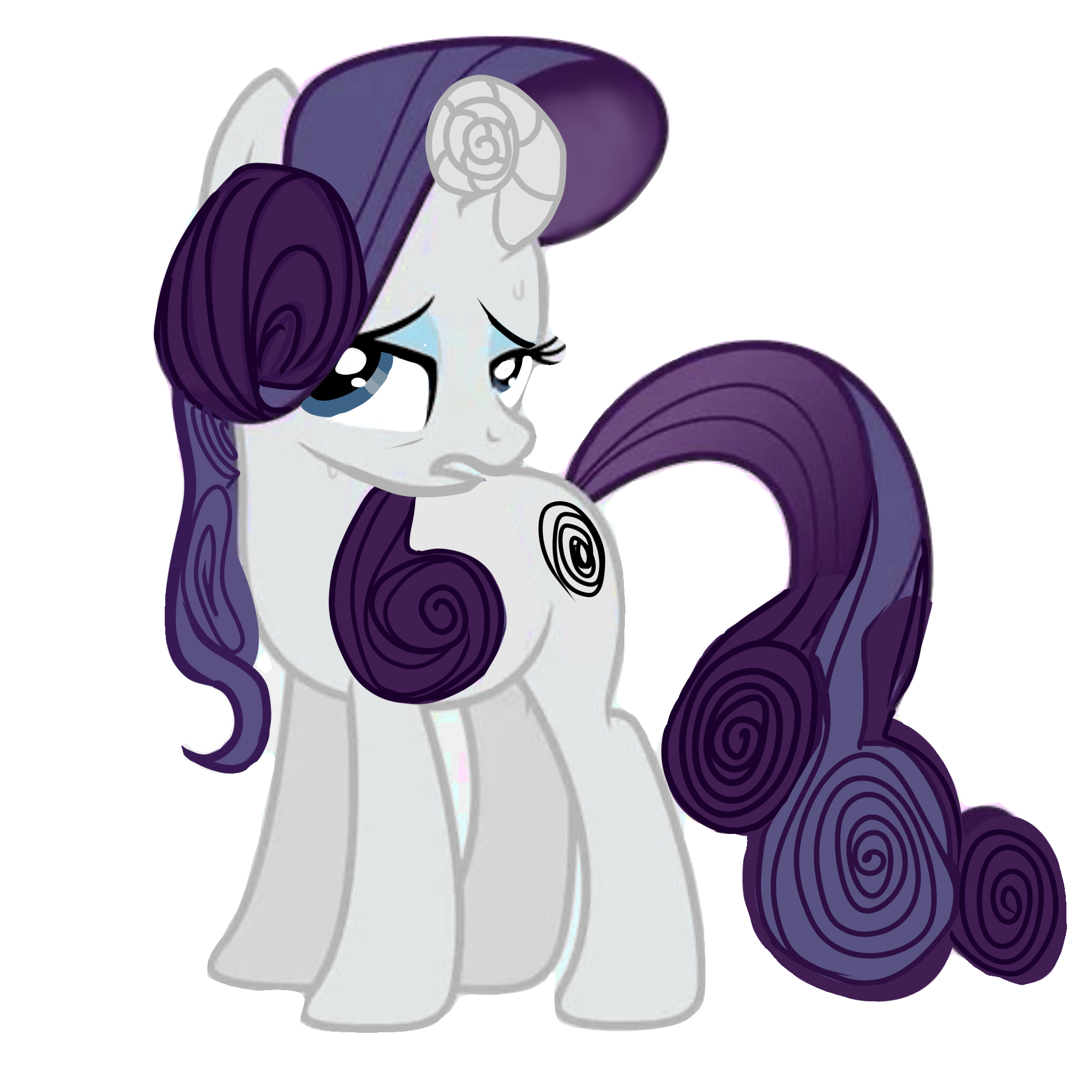 #3337220 - safe, artist:plinky, edit, vector edit, rarity, pony, g4 ...