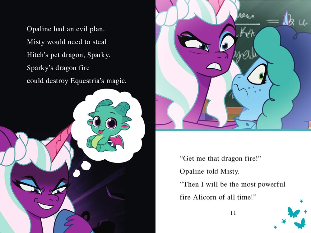 #3362104 - safe, edit, edited screencap, screencap, misty brightdawn, opaline arcana, sparky ...