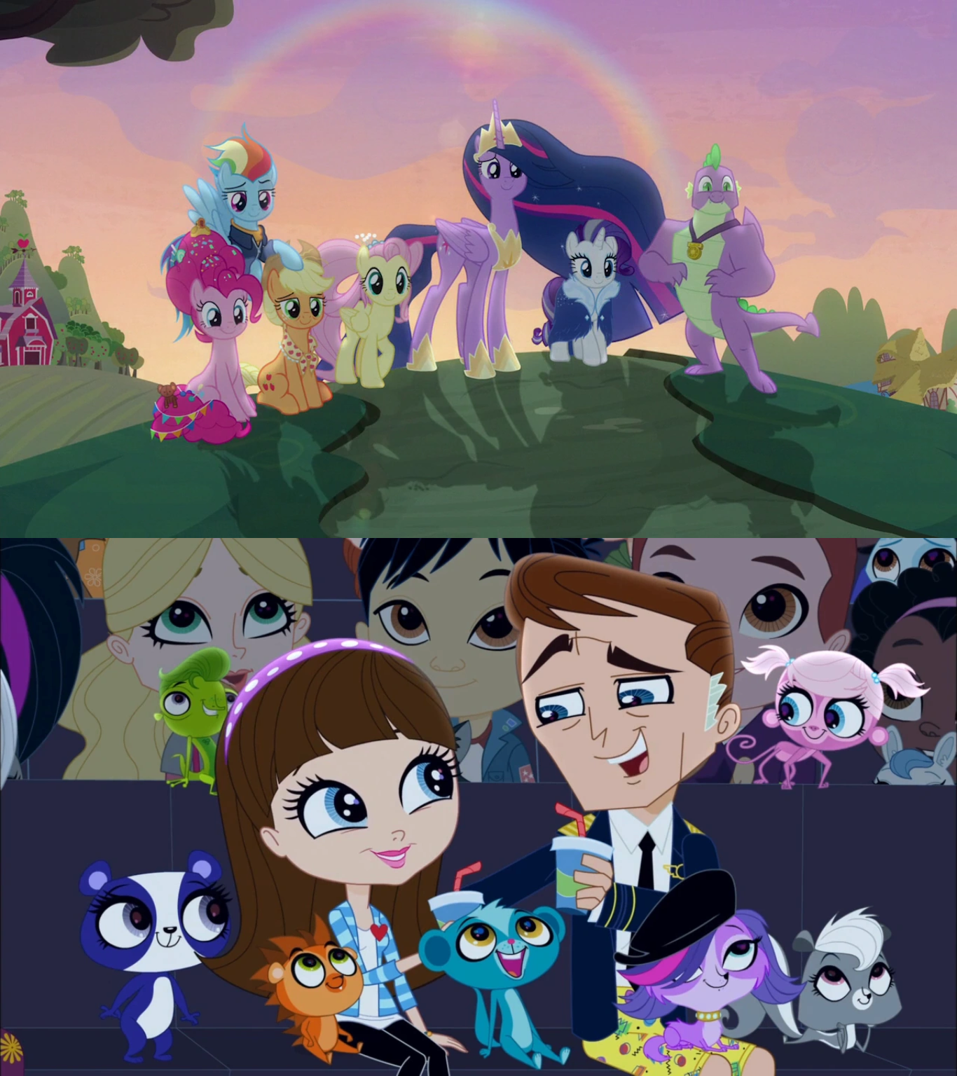 #3362641 - safe, applejack, fluttershy, pinkie pie, rainbow dash ...