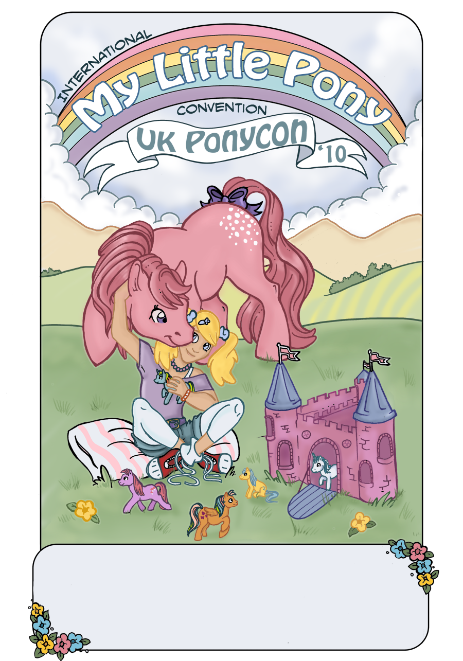 #3362978 - safe, artist:reaperfox, bubbles (g1), cotton candy (g1 ...