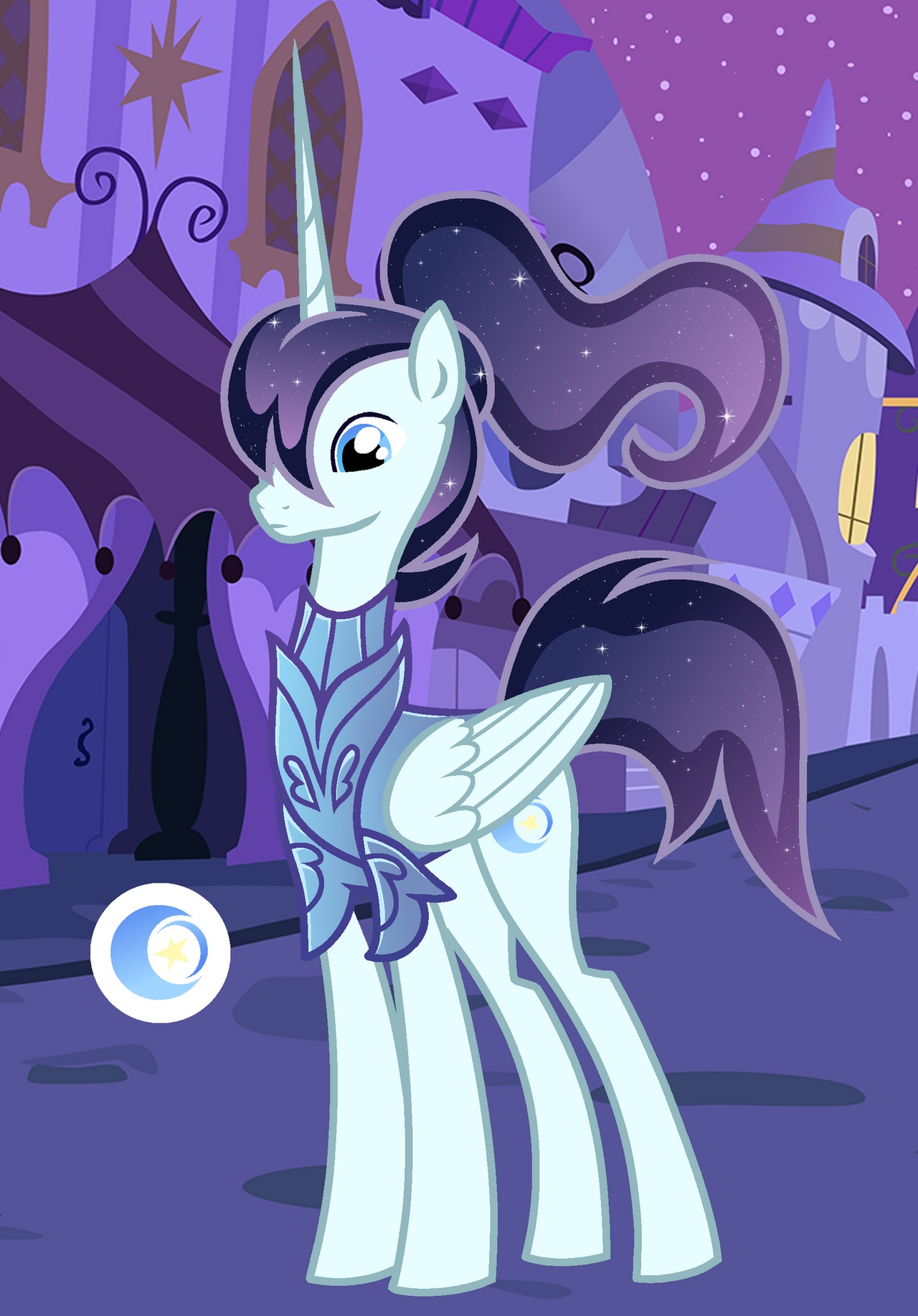 #3363007 - safe, artist:vi45, oc, oc only, alicorn, pony, armor ...