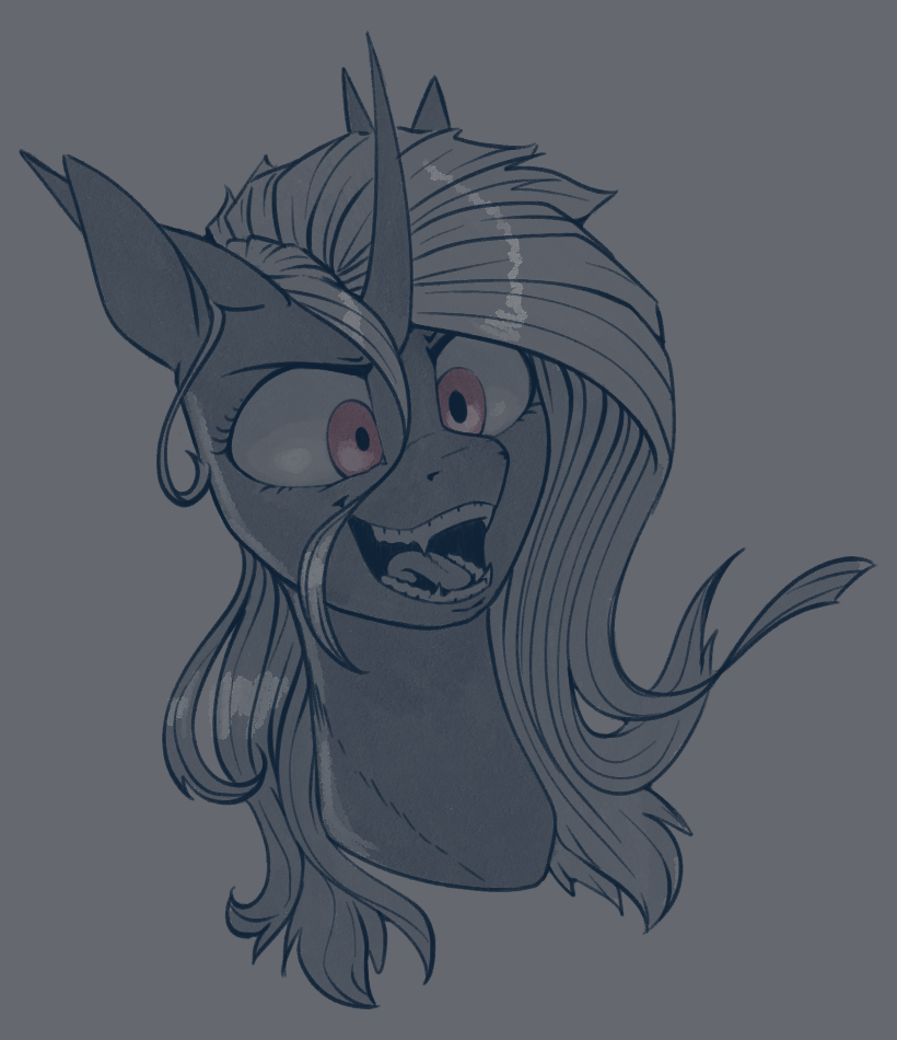 #3363240 - safe, artist:stray prey, oc, oc only, oc:sinfonie, pony, longmoran, solo - Derpibooru