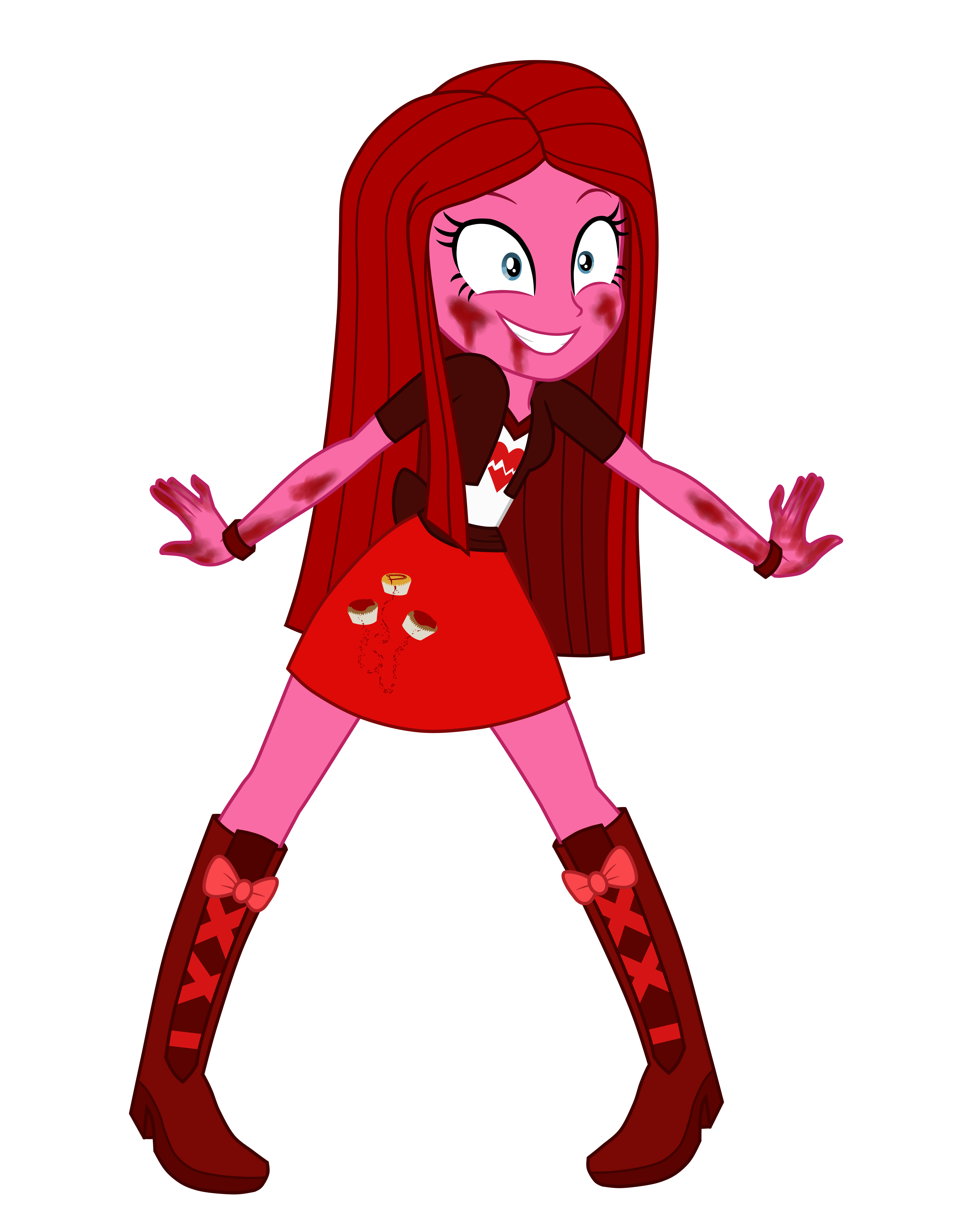 #3363561 - semi-grimdark, artist:machakar52, pinkie pie, human ...