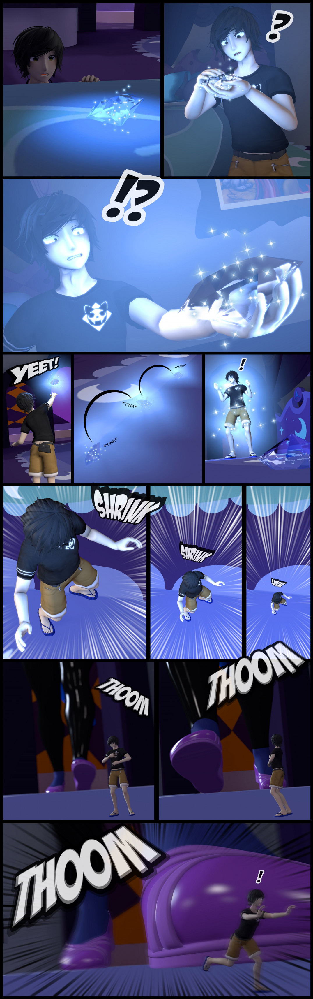 #3366219 - suggestive, artist:antonioy111, princess luna, oc, alicorn, human, anthro ...