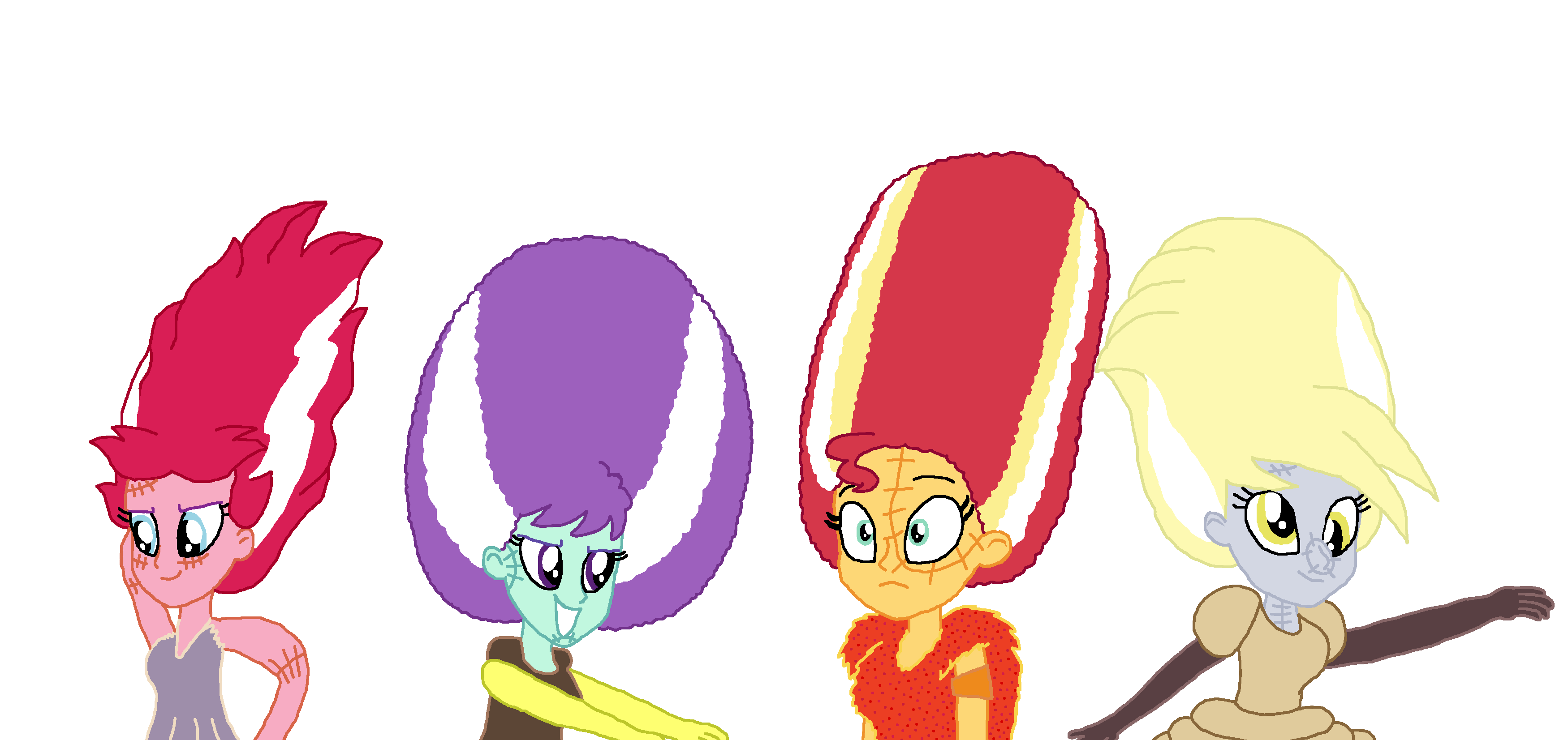 #3356333 - safe, artist:bigpurplemuppet99, blueberry pie, derpy hooves ...