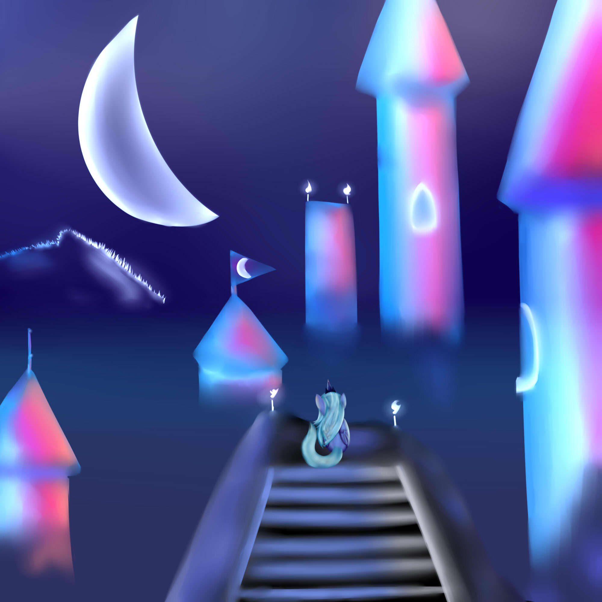 #3368790 - safe, artist:13light, princess luna, alicorn, pony, g4 ...