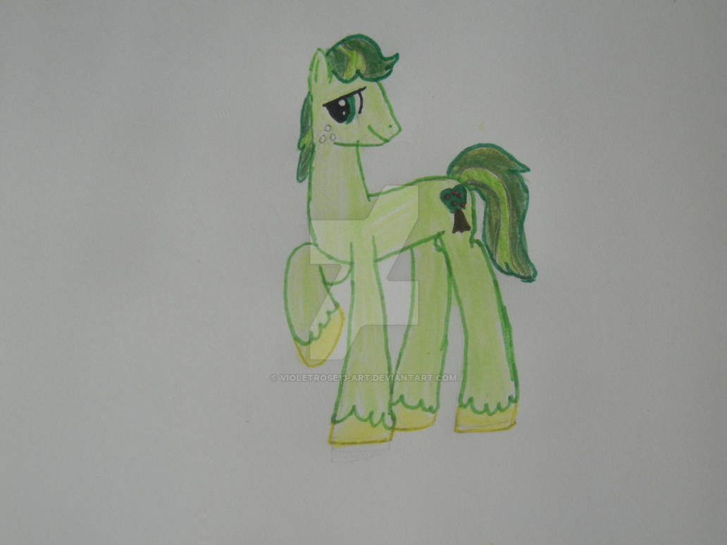 #3369371 - safe, artist:violetrose13-art, apple bud, earth pony, pony ...