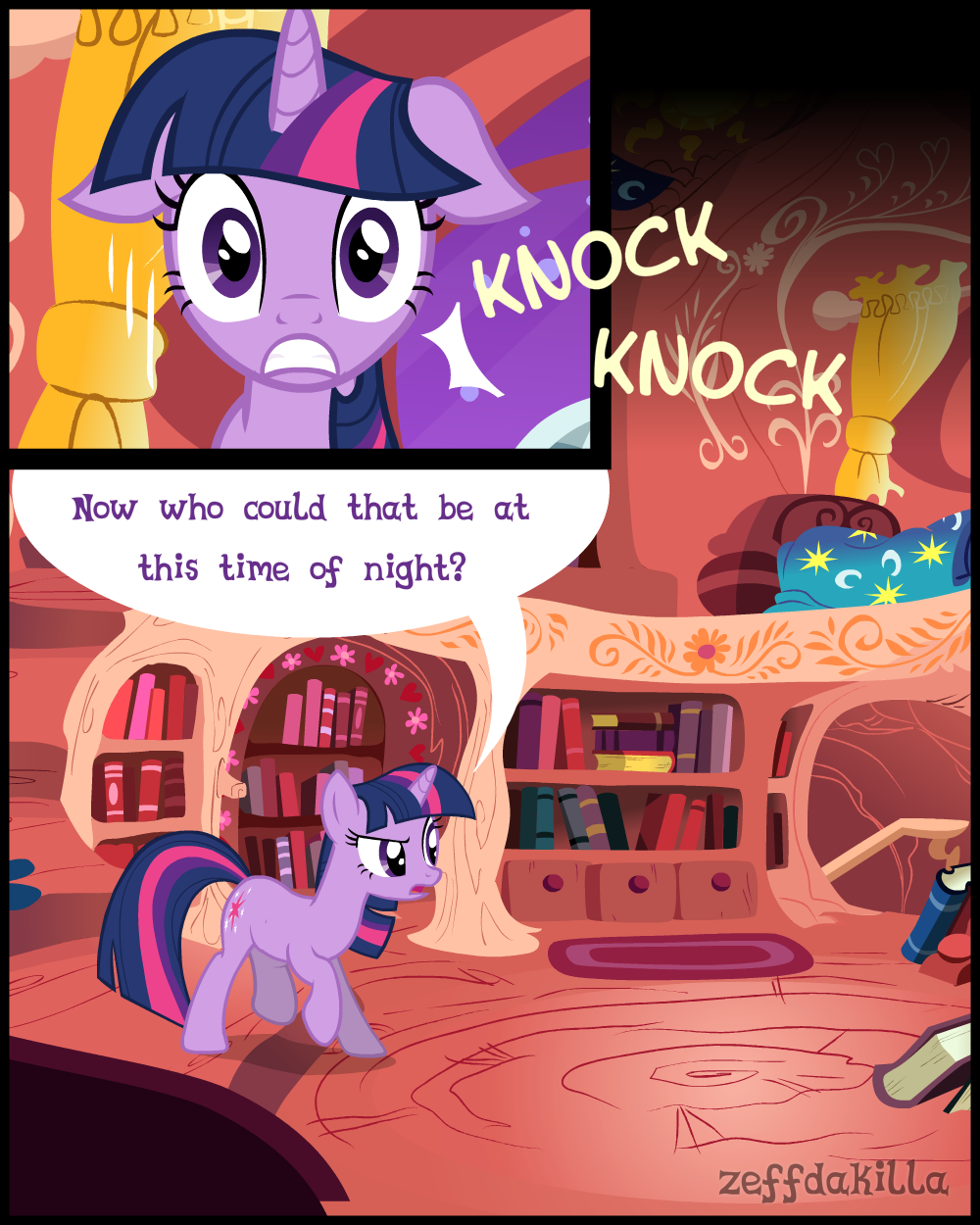 #3371688 - safe, artist:zeffdakilla, part of a set, twilight sparkle, pony, unicorn, g4, book ...