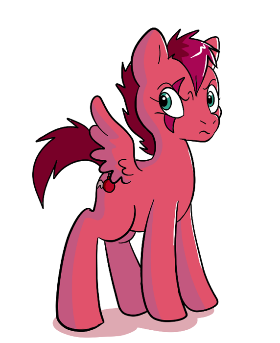 #3373119 - safe, artist:technicolor pie, oc, oc only, oc:cherry bomb, pegasus, pony, missing ...