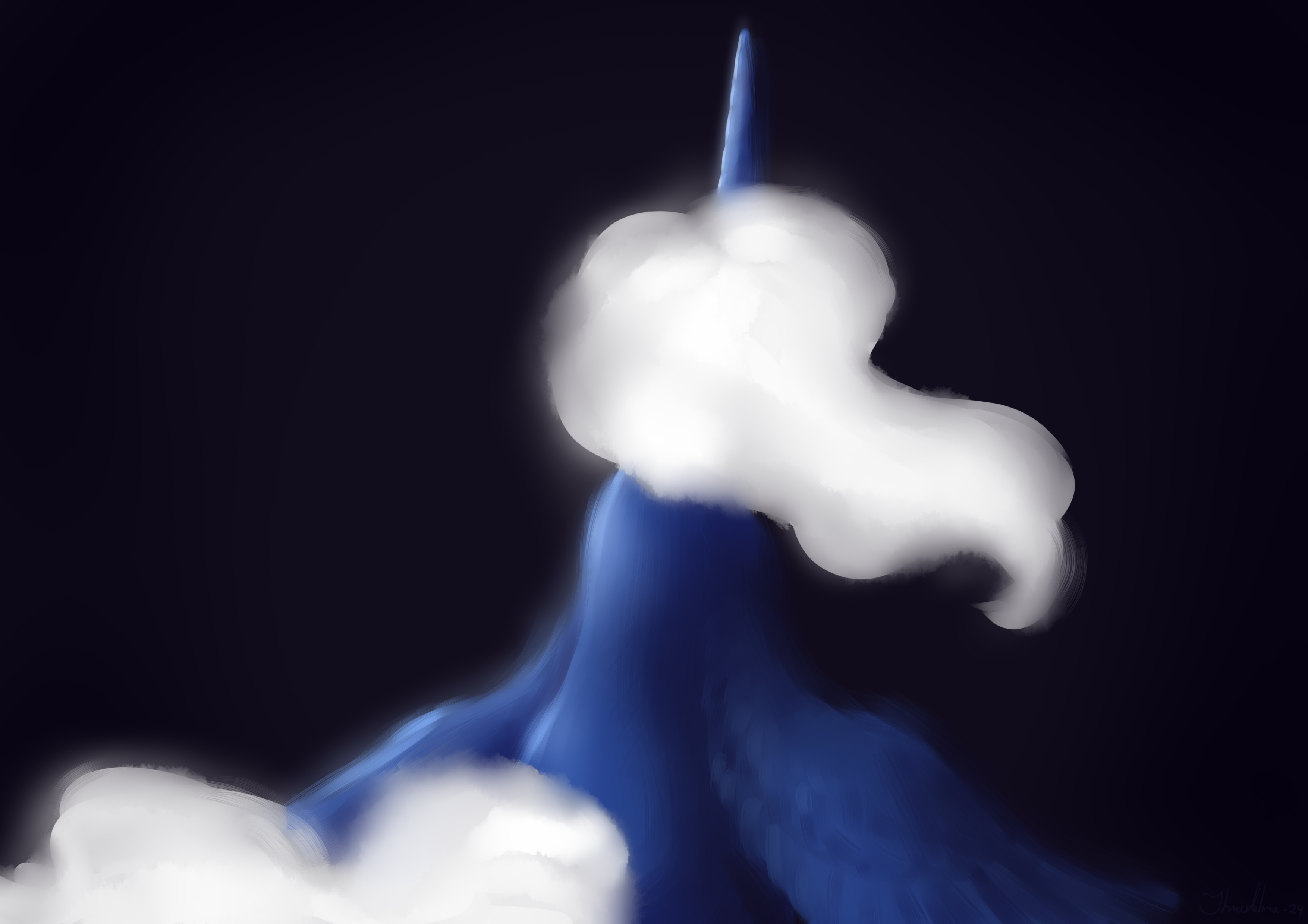 #3374635 - safe, artist:ihmislehma, princess luna, alicorn, pony, g4 ...