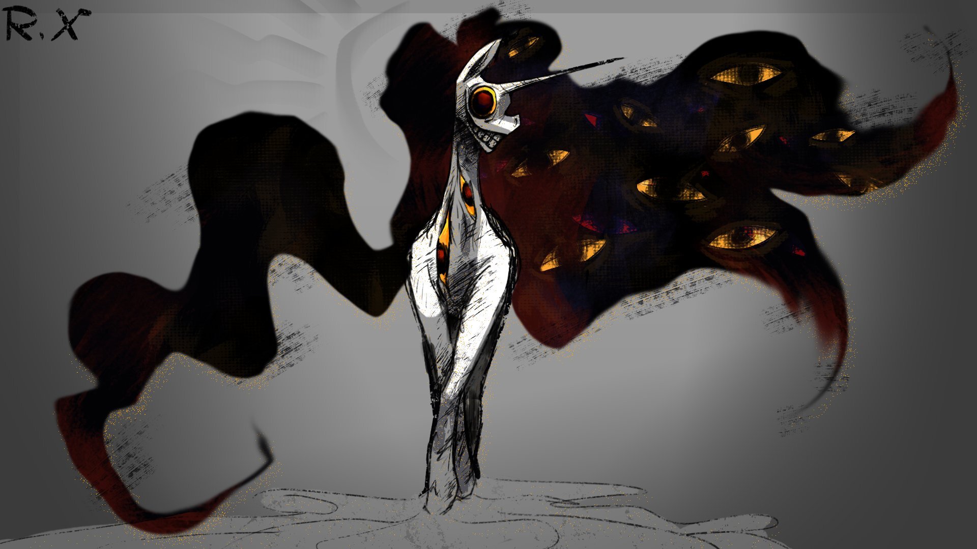 #3374661 - semi-grimdark, artist:rabbitxc4d, princess celestia, oc, oc ...