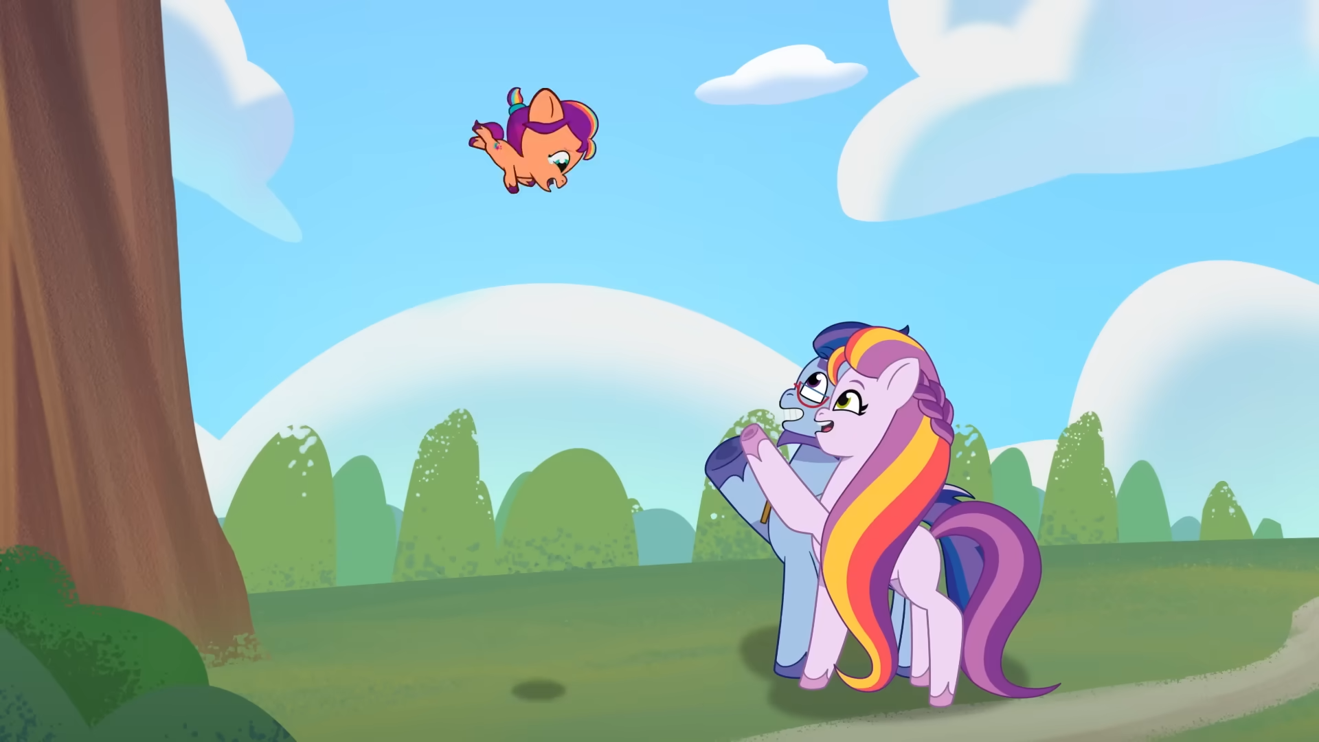 #3357756 - safe, screencap, argyle starshine, sunny starscout, sunny ...