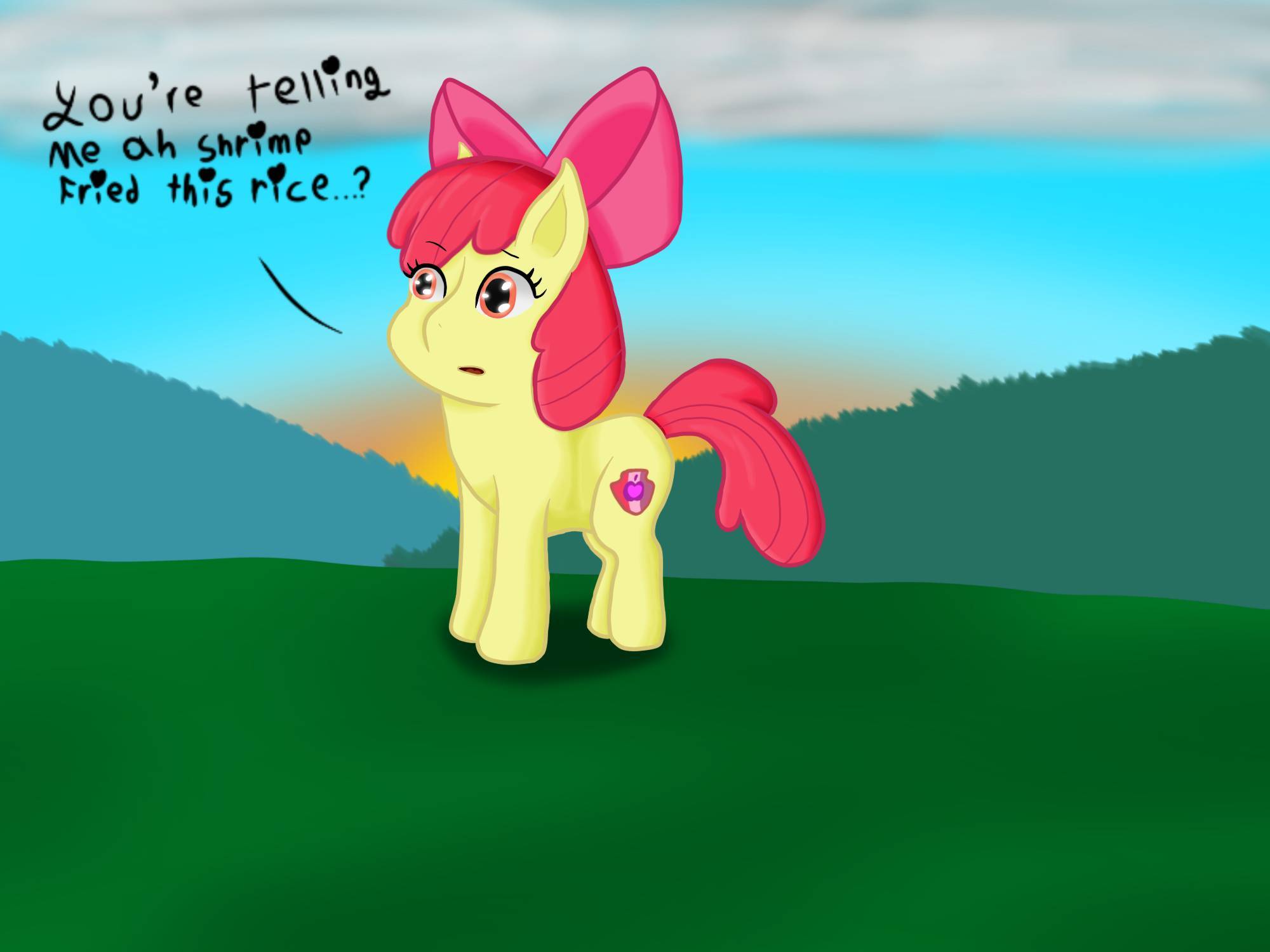 #3357871 - safe, artist:unstable576, apple bloom, earth pony, pony, g4 ...