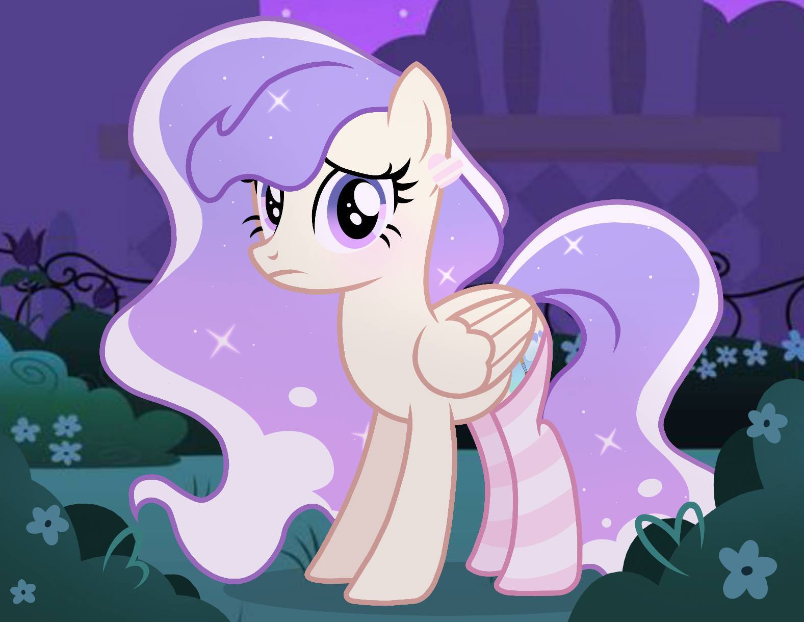 #3360046 - safe, artist:cstrawberrymilk, oc, oc only, oc:swirl cloud, pegasus, pony, g4 ...