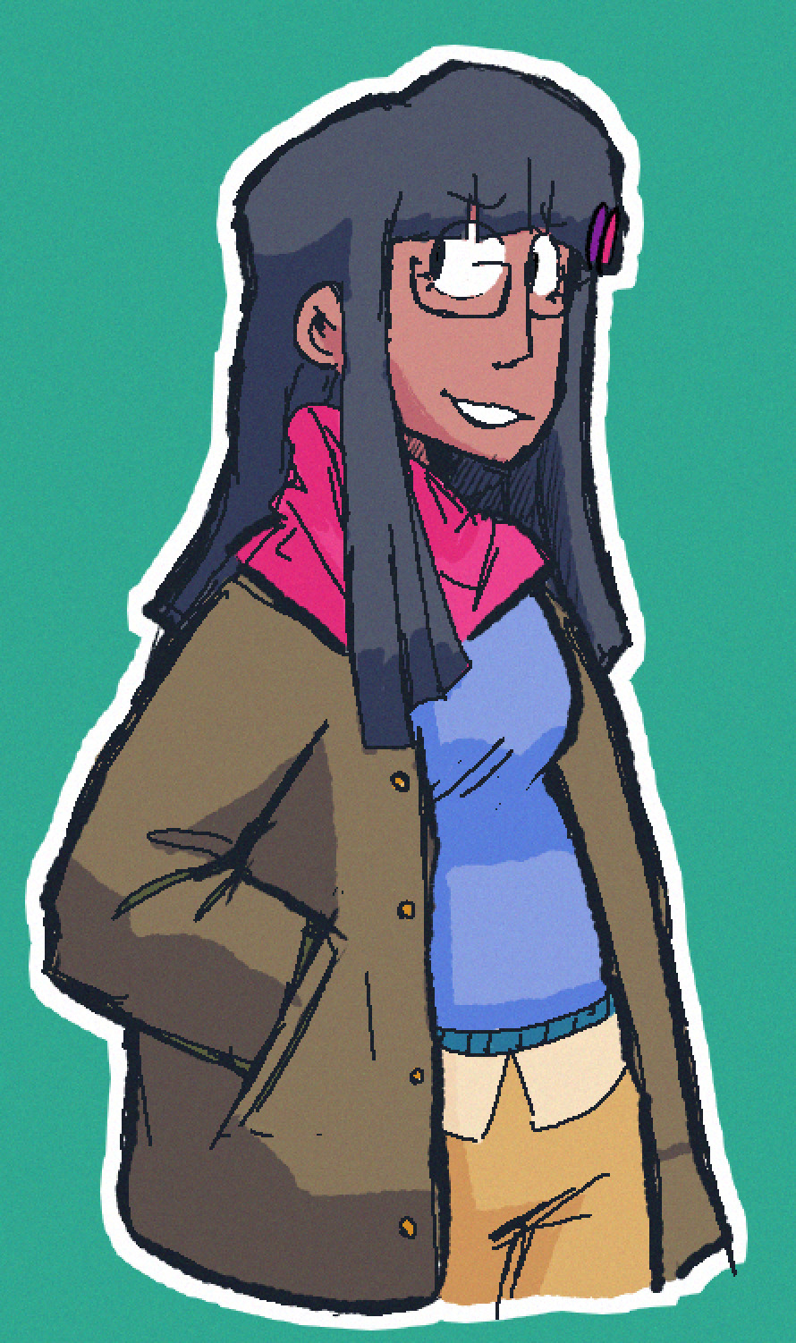 #3360912 - safe, artist:punkittdev, twilight sparkle, human, clothes ...