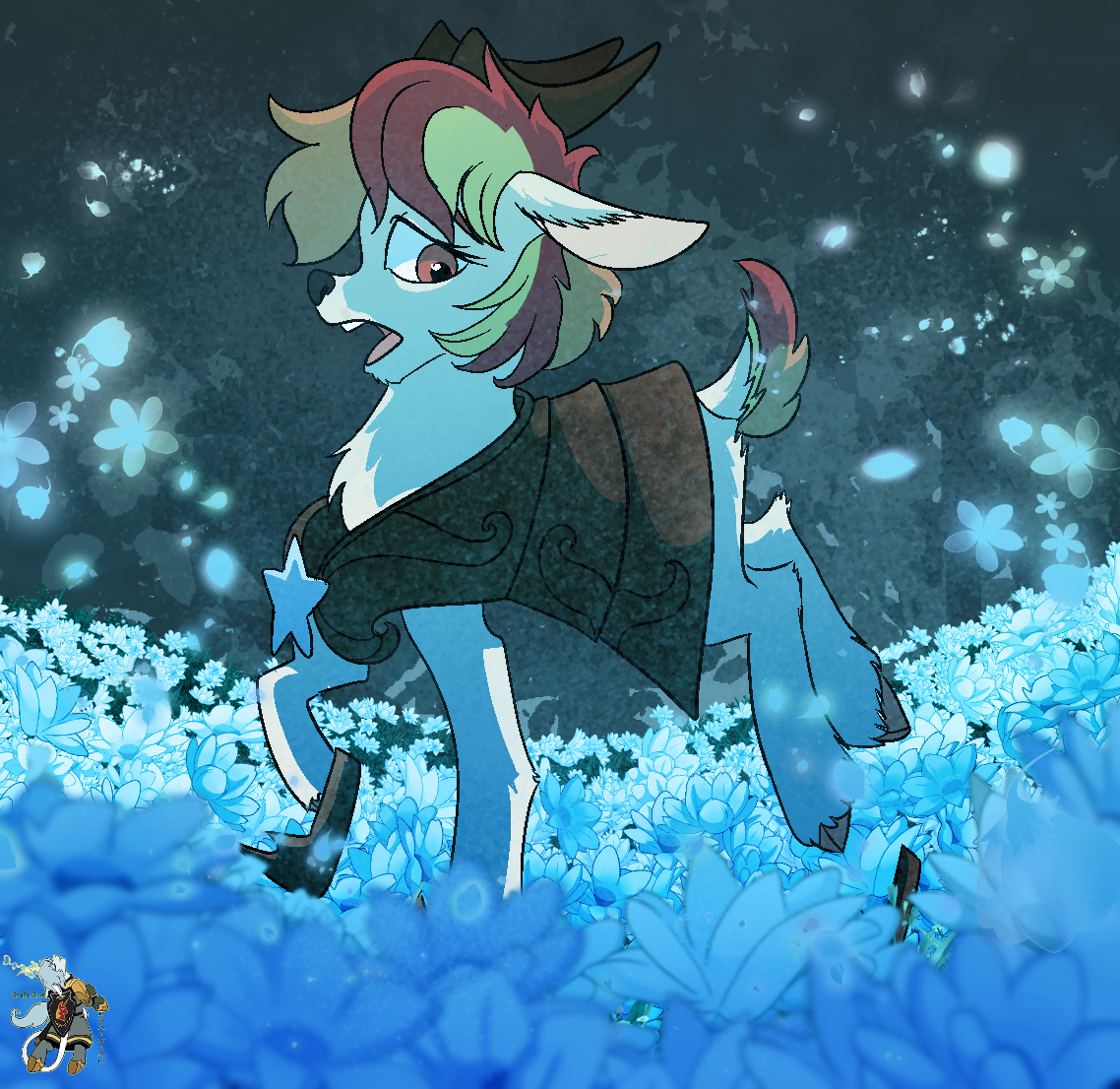 #3381421 - safe, artist:brainiac, oc, oc only, deer, fallout equestria ...