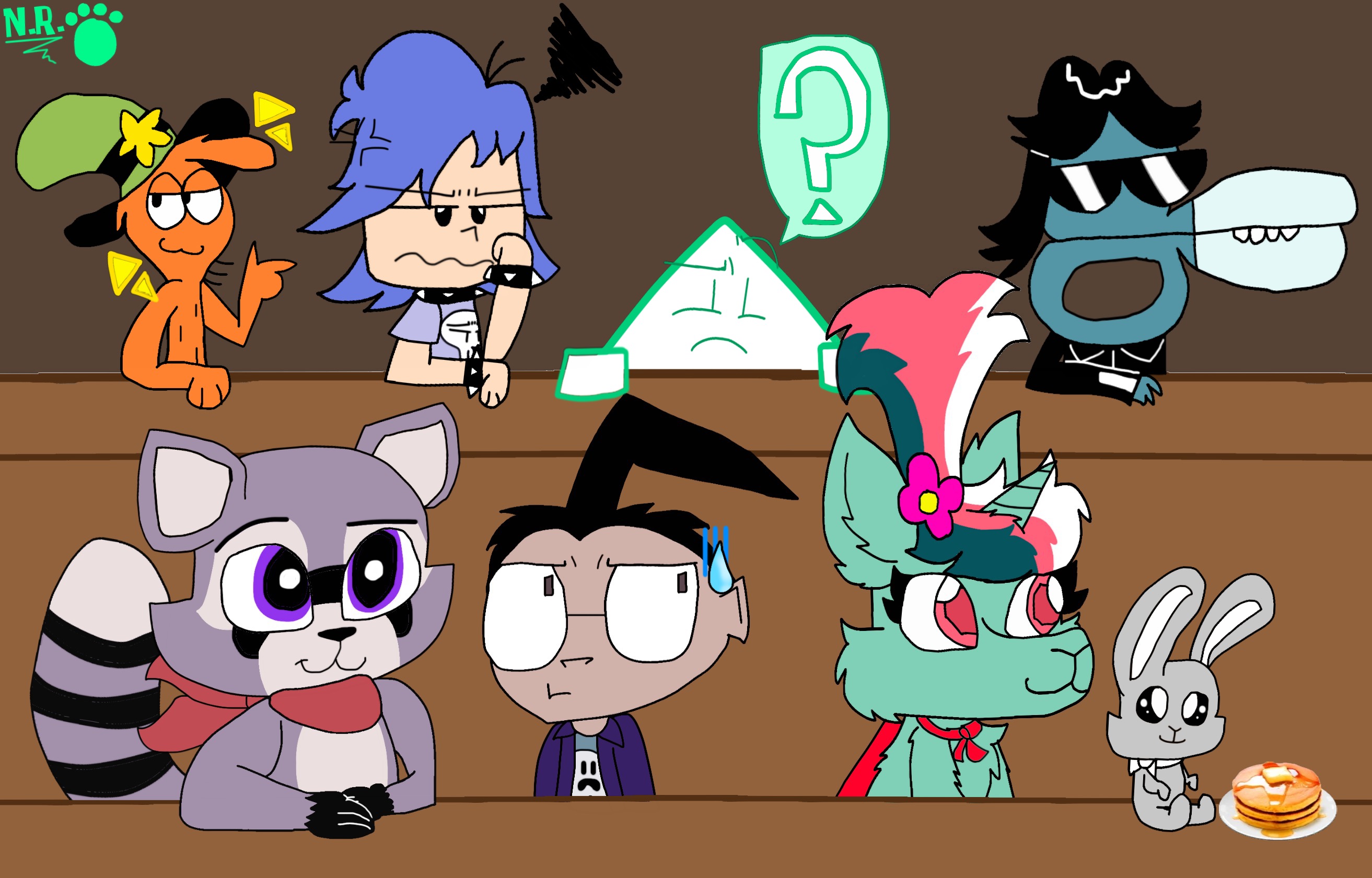 #3382262 - safe, artist:noelia "wolfpuppygal" r., fizzy, oc, human ...