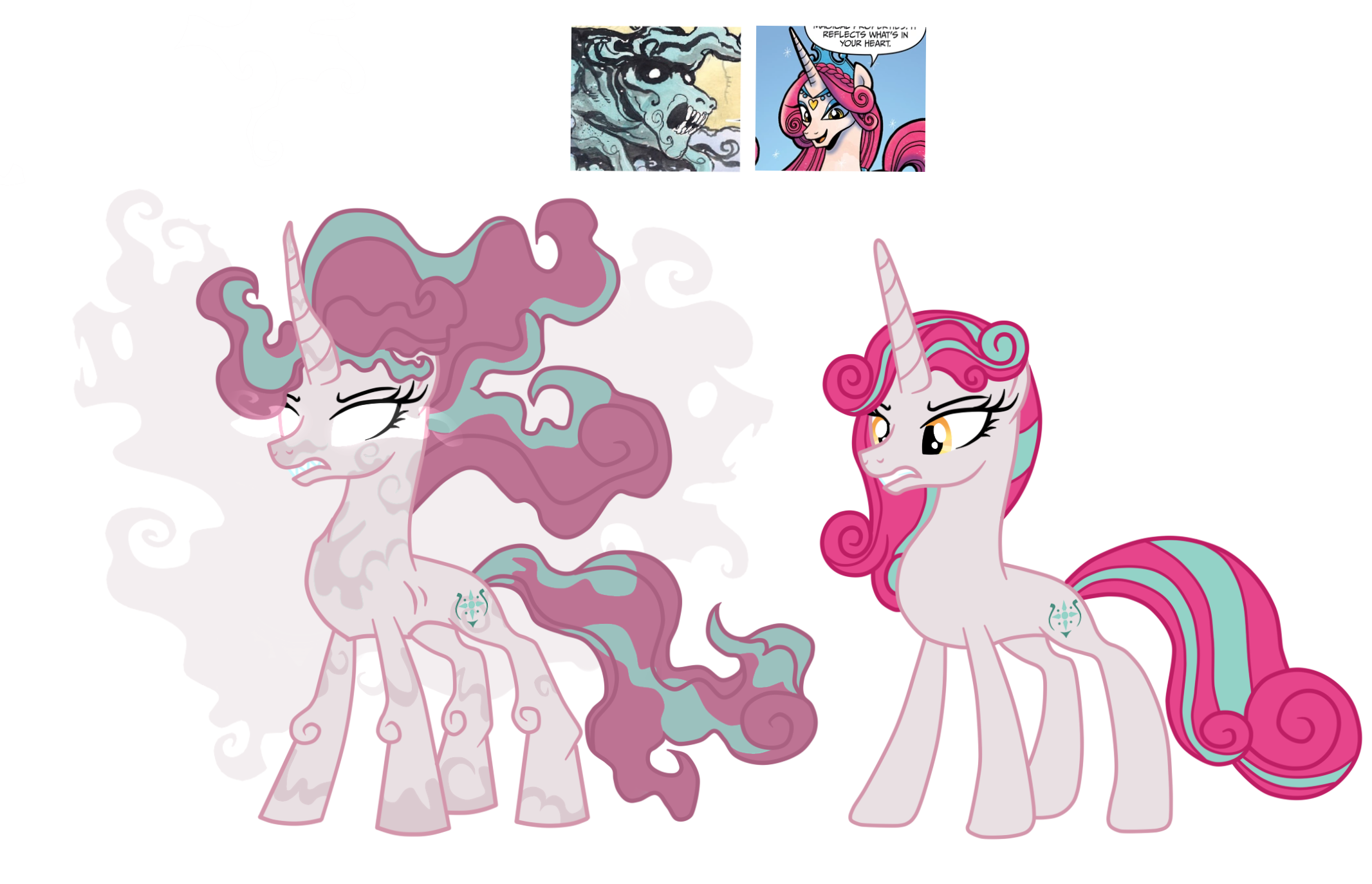 #3383248 - safe, artist:messy sketch, princess amore, oc, oc only, oc ...