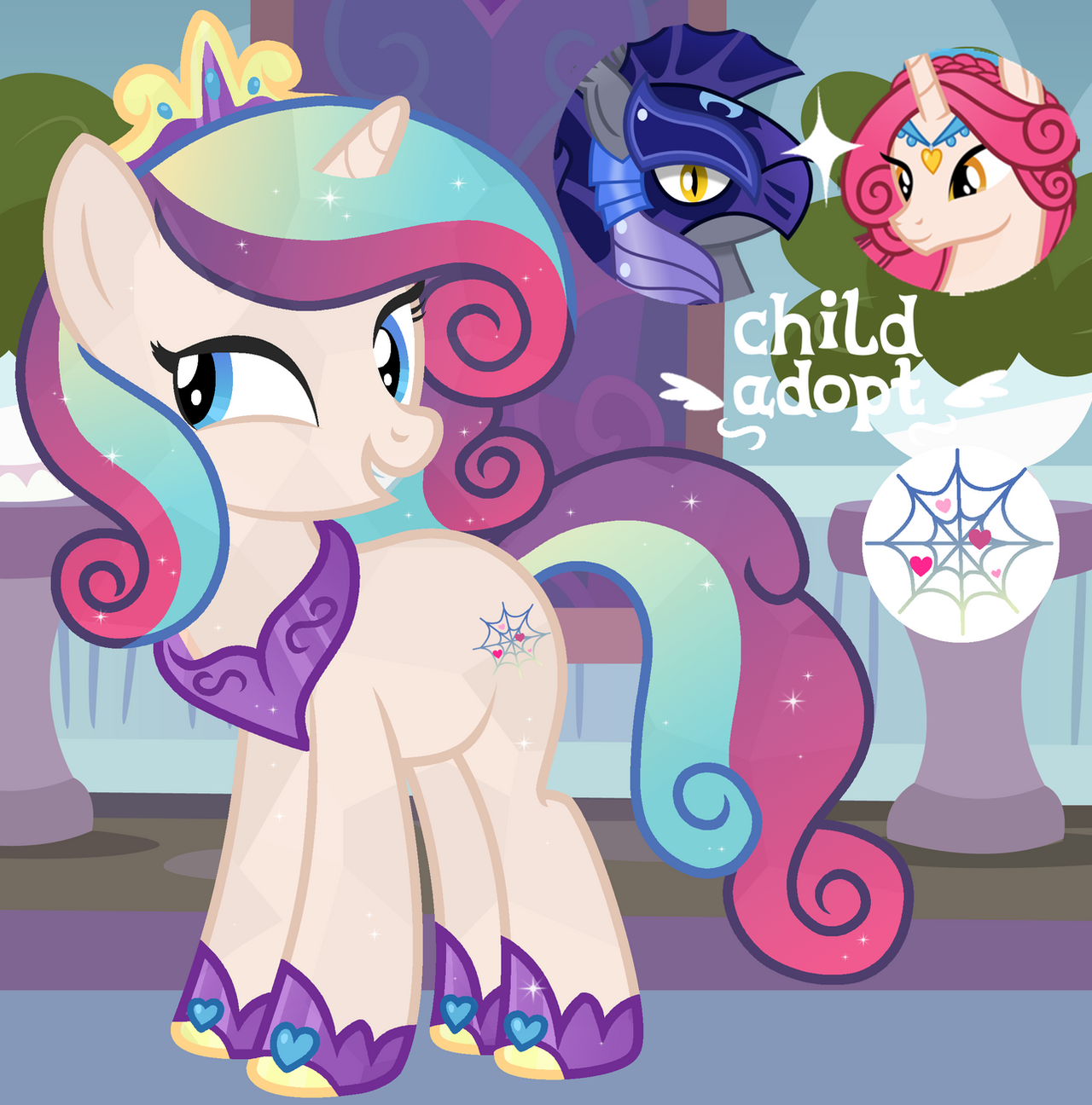 #3383366 - safe, artist:vi45, princess amore, oc, pony, unicorn, g4 ...