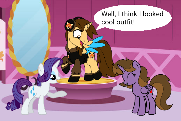 #3383422 - safe, artist:noi kincade, rarity, oc, oc:ej, oc:princess ...