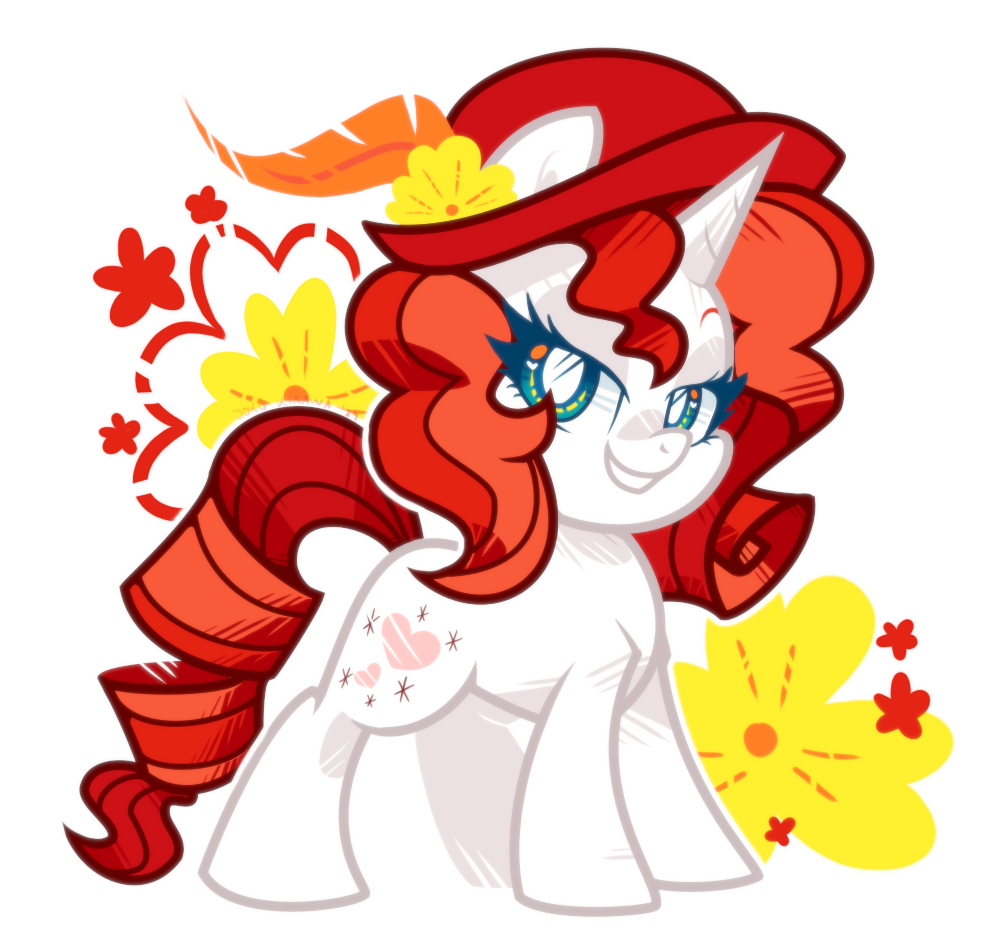 #3383799 - safe, artist:yokokinawa, oc, oc only, pony, unicorn, chibi, horn, simple background ...