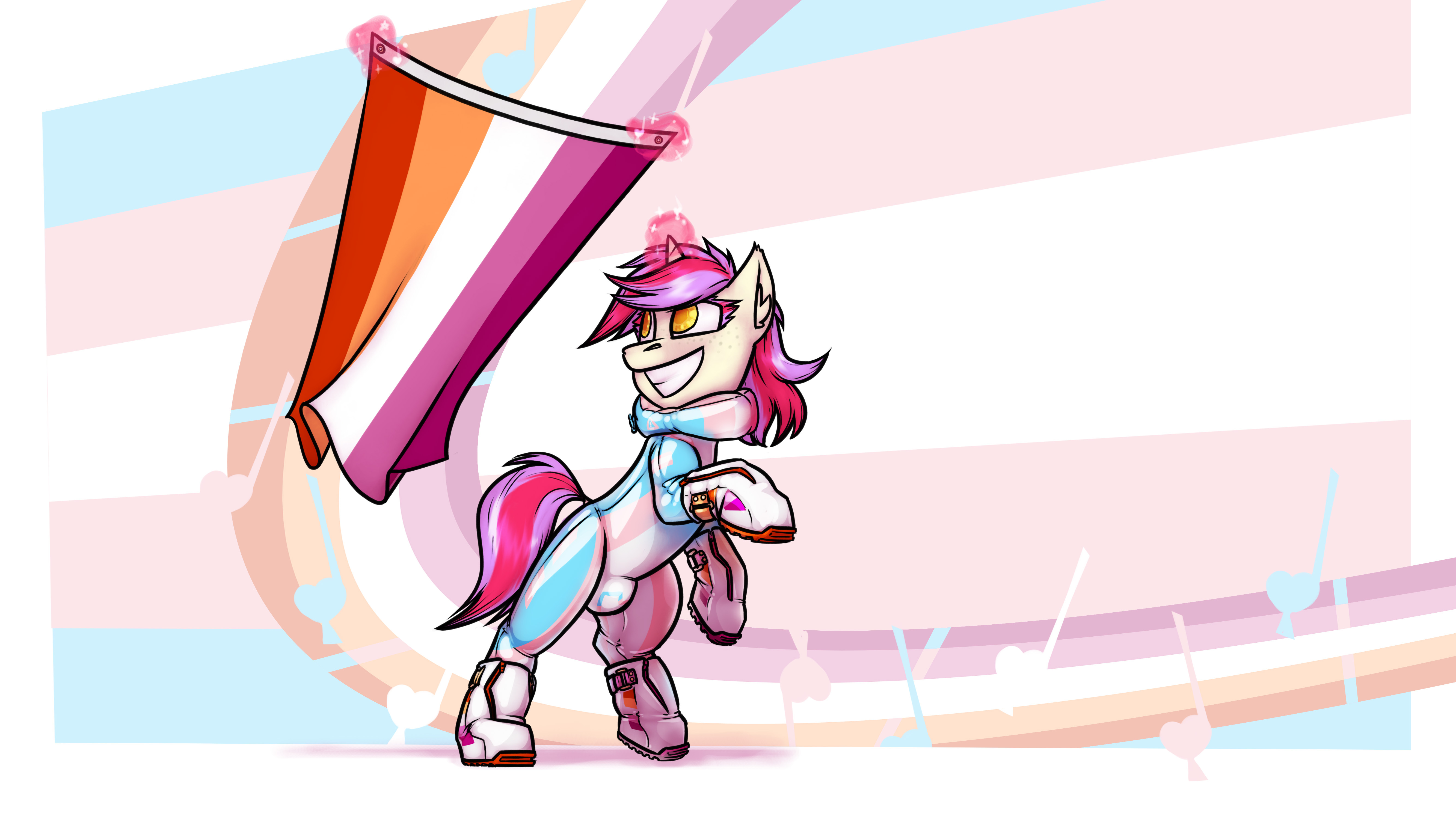 #3383902 - questionable, artist:krd, oc, oc:plucky pizzicato, pony ...