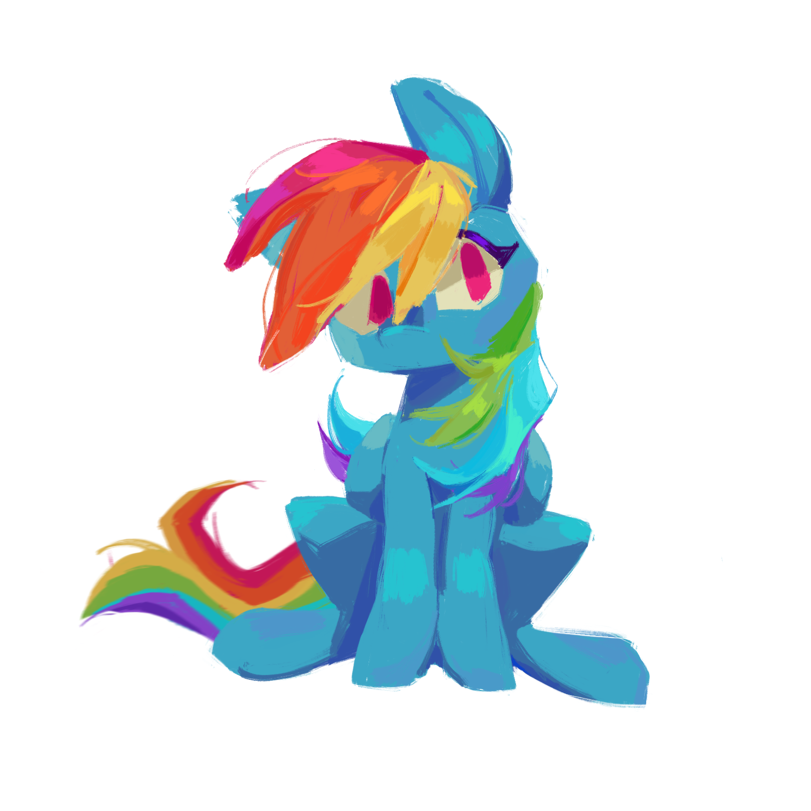 #3384331 - safe, artist:ember420, rainbow dash, pegasus, pony, g4 ...