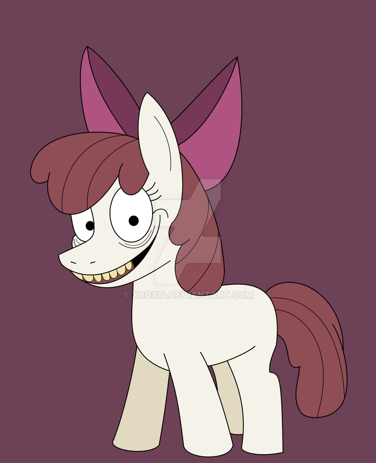 #3388328 - semi-grimdark, artist:xbox14, apple bloom, earth pony ...