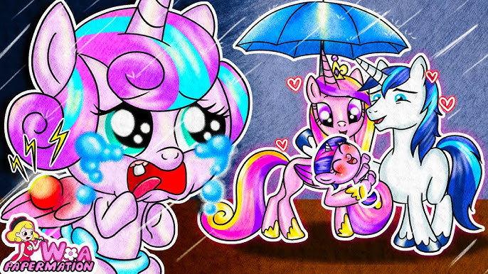 #3390024 - safe, artist:annie korea, princess cadance, princess flurry ...