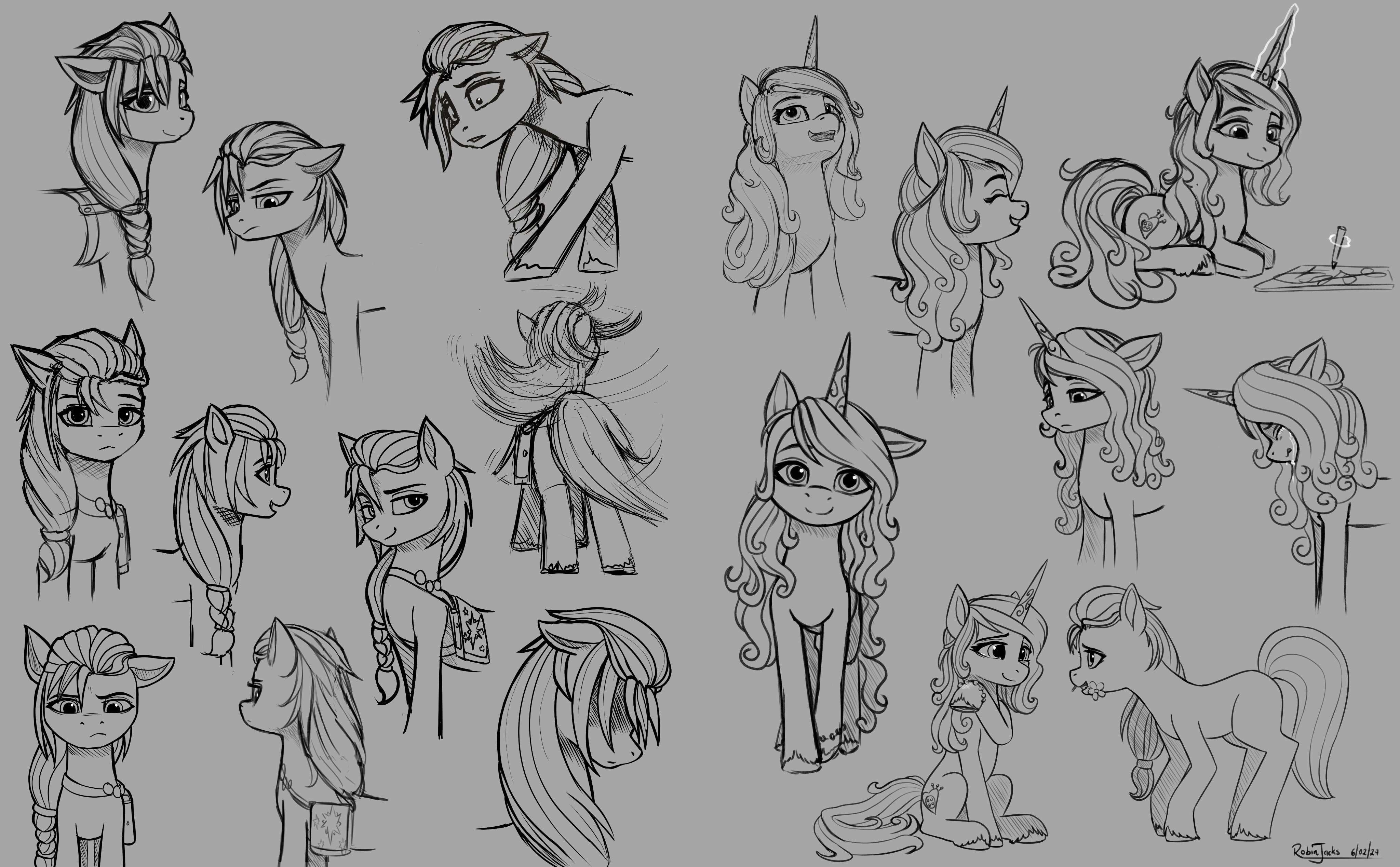 #3376423 - safe, artist:robin jacks, izzy moonbow, sunny starscout ...