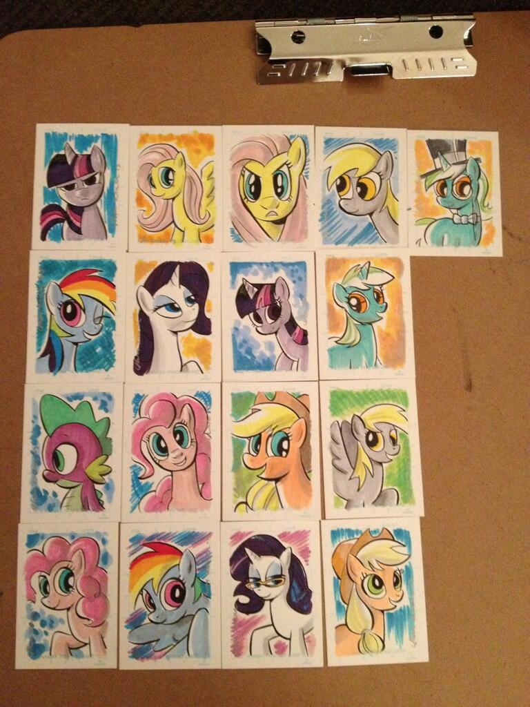 #3377697 - safe, artist:thom zahler, applejack, derpy hooves ...