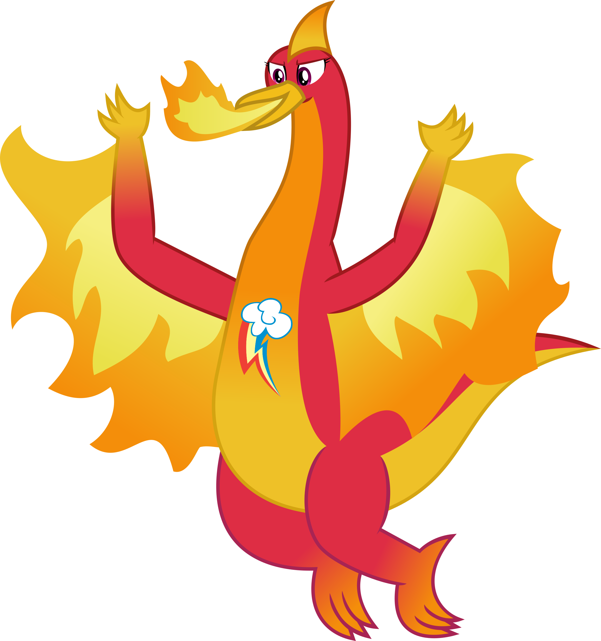 #3378707 - safe, artist:static51302, rainbow dash, bird, fanfic:choose ...