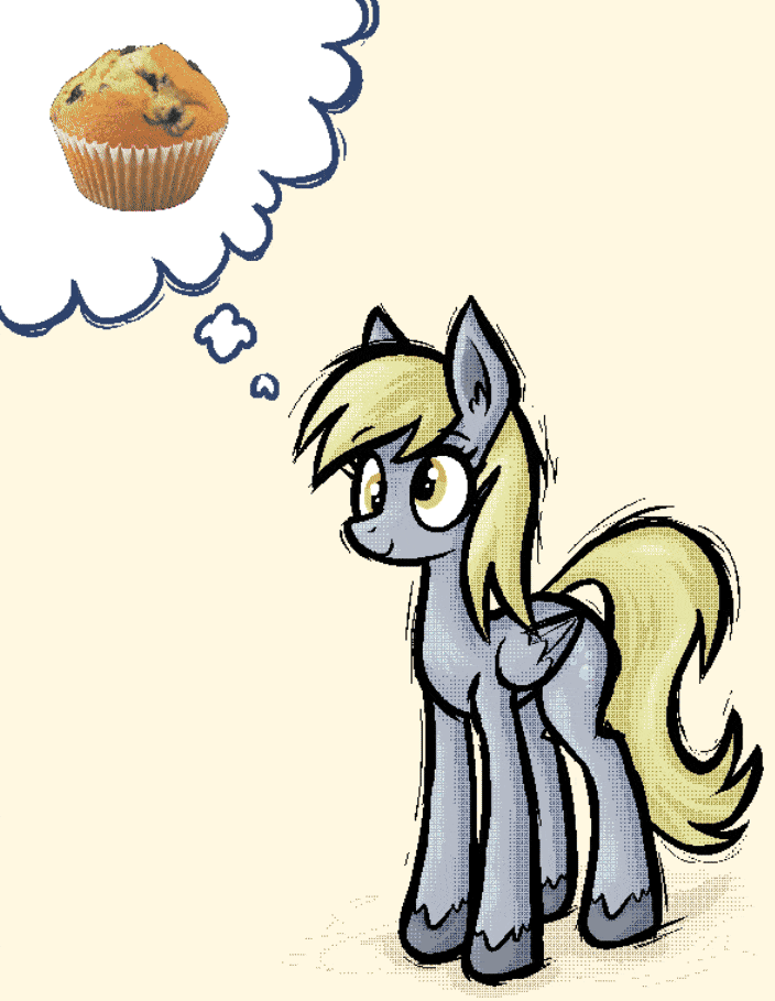 #3400280 - safe, artist:daze, derpy hooves, pegasus, pony, g4, animated ...