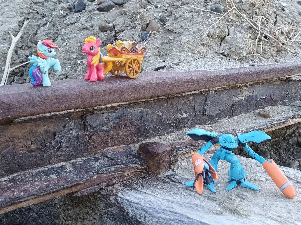 #3400631 - safe, artist:dingopatagonico, big macintosh, rainbow dash ...