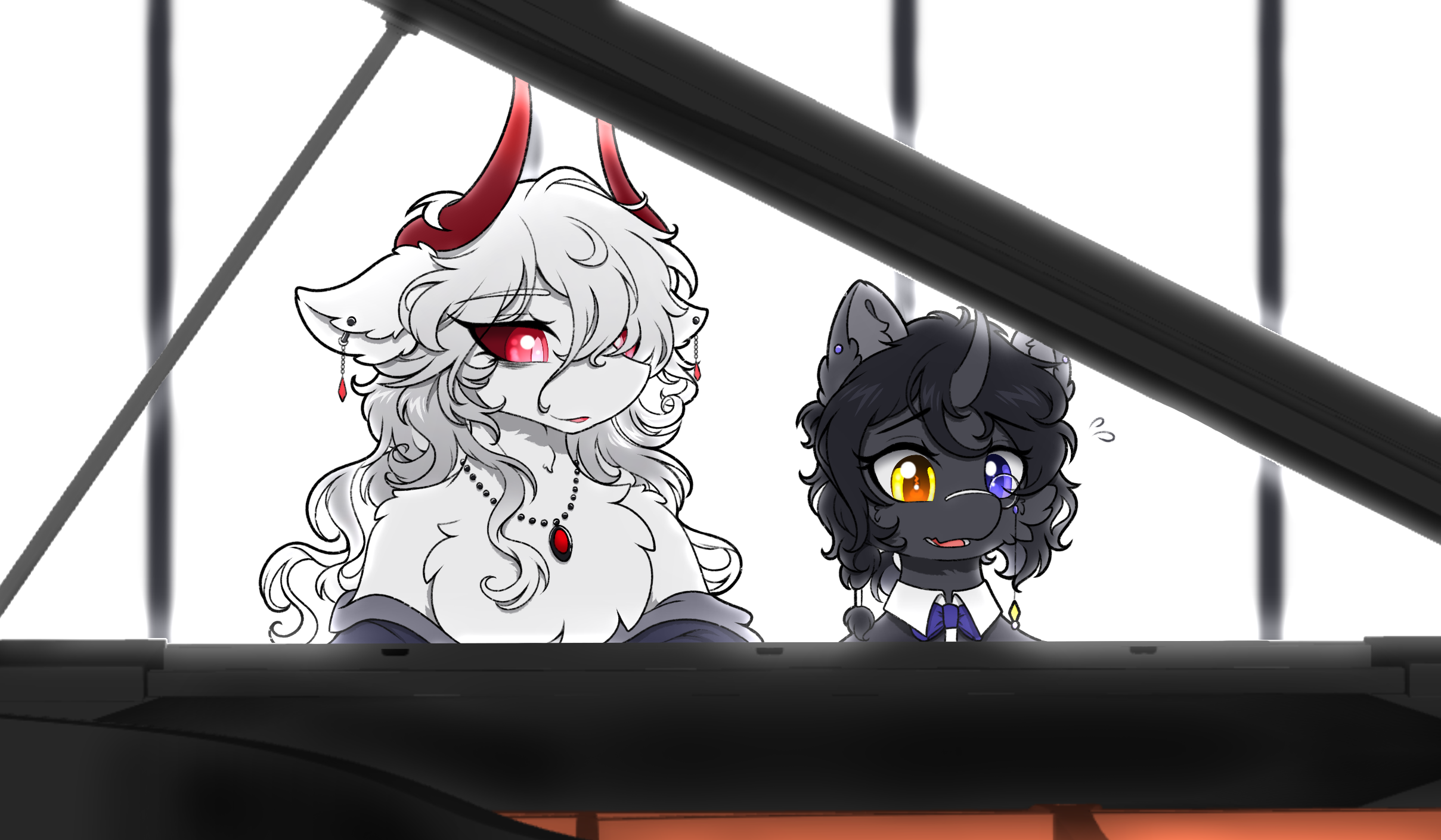 #3402615 - safe, artist:焰心fireworks, oc, oc only, oc:bloody opus, oc:resty, pony, unicorn ...