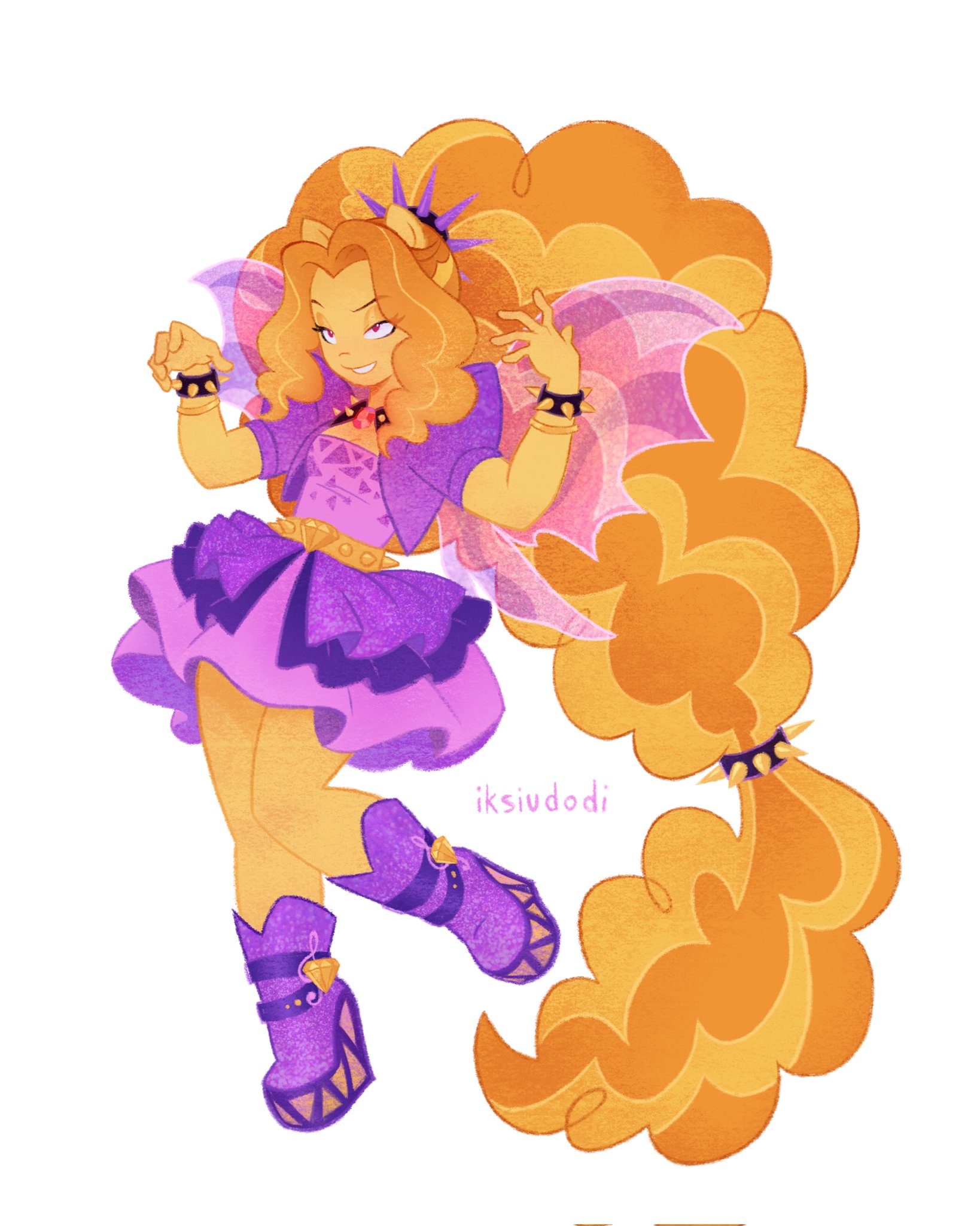 #3404075 - safe, artist:iksiudodi, part of a set, adagio dazzle, human, equestria girls, g4 ...