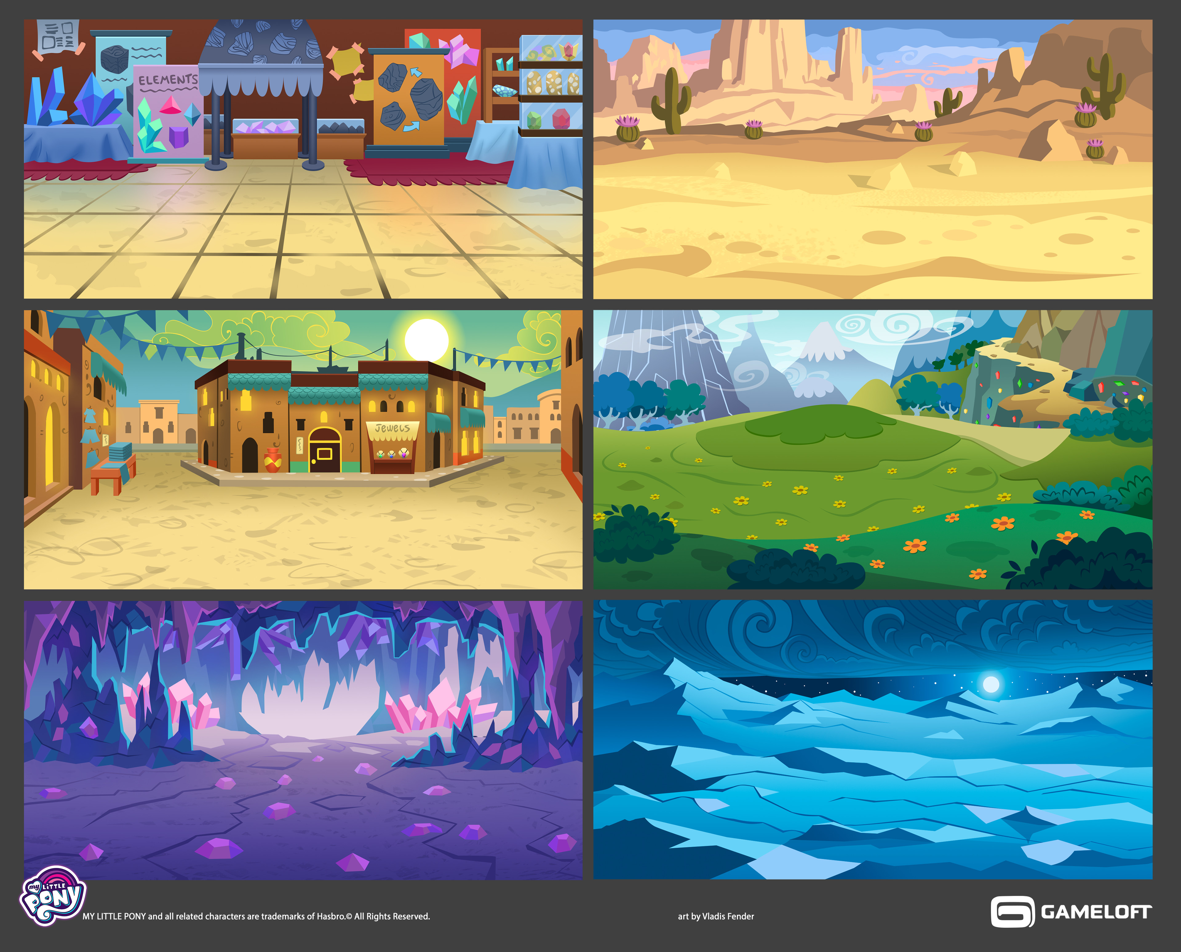 #3404294 - safe, artist:vladisfender, gameloft, g4, my little pony ...