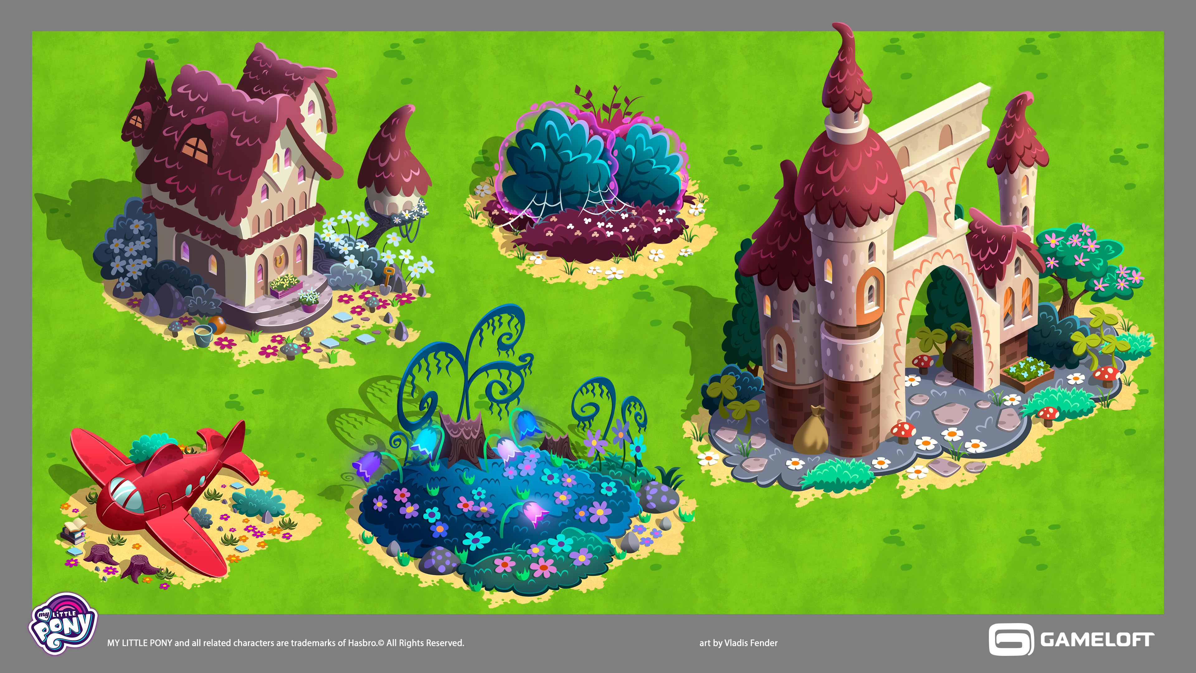#3404298 - safe, artist:vladisfender, gameloft, g4, my little pony ...