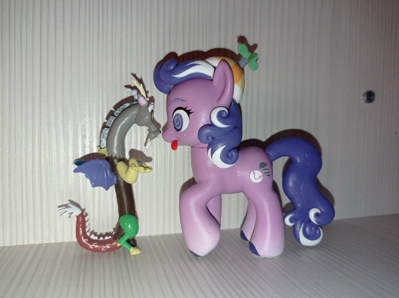 #3404630 - safe, discord, screwball, customized toy, irl, looking at ...